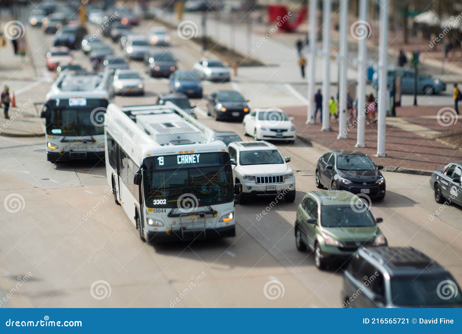 Baltimore City Public Bus Transportation Editorial Photo - Image of ...