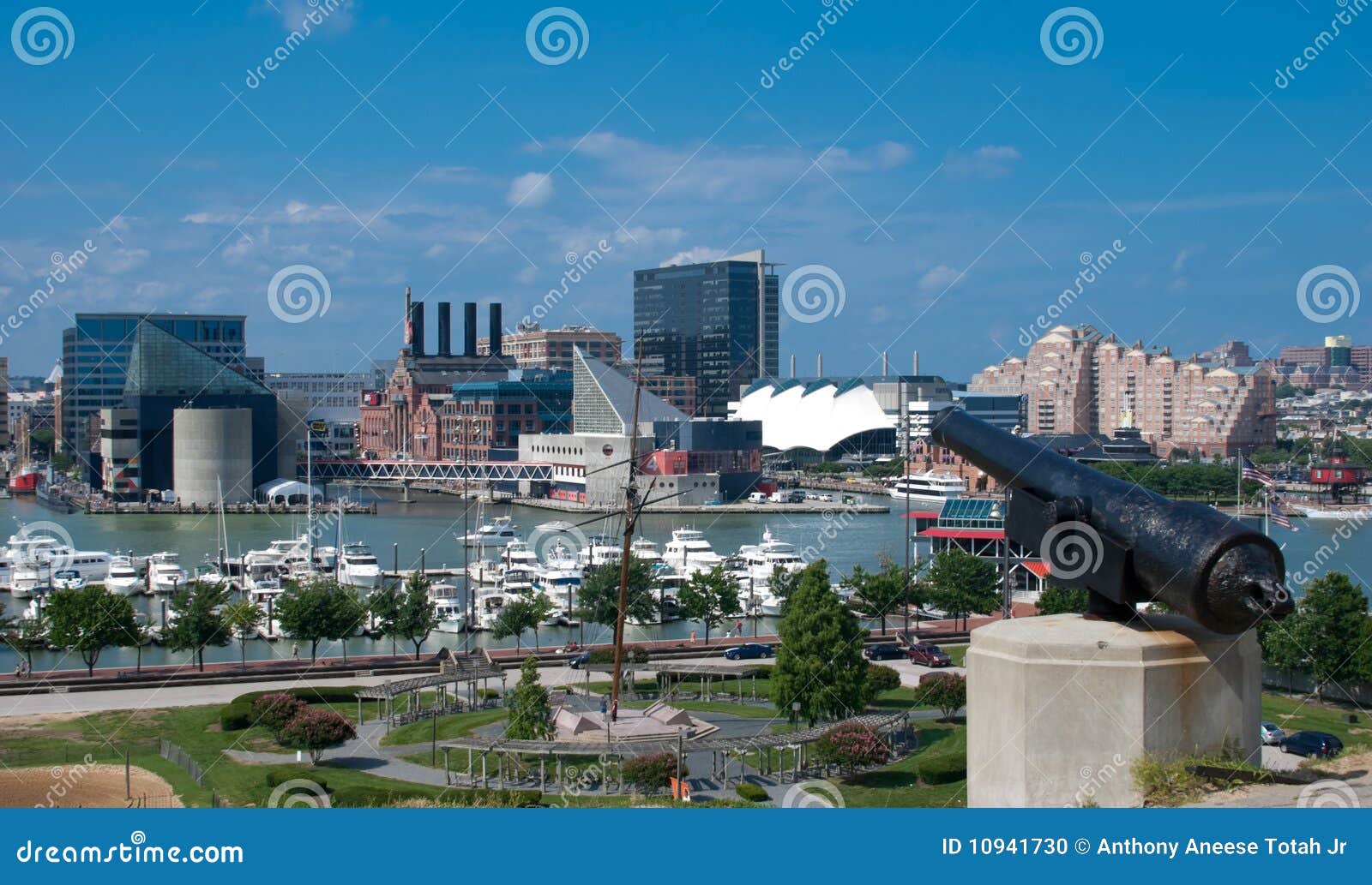 Baltimore Inner Harbor stock photo. Image of aquarium - 10941730