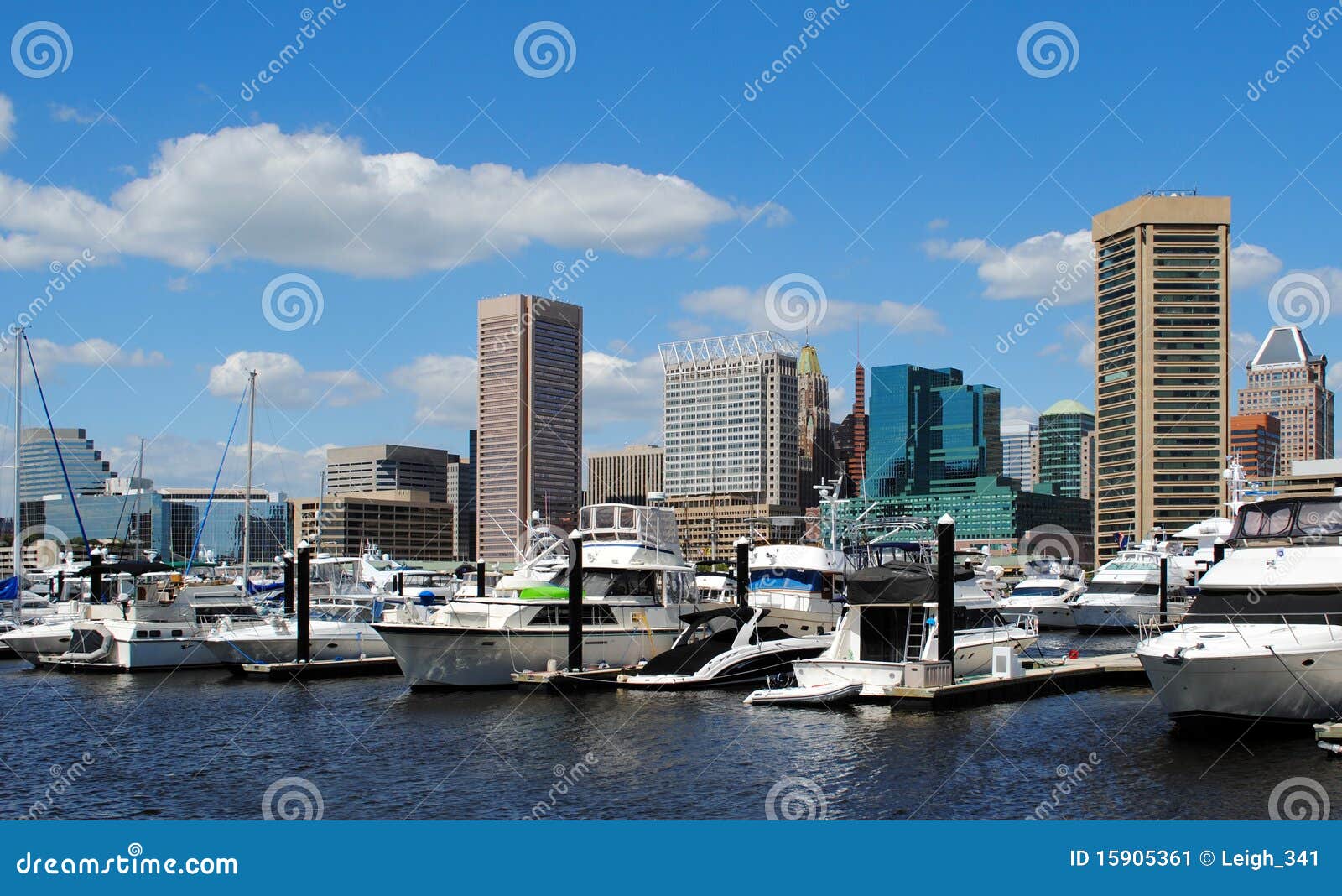 Baltimore Inner Harbor stock image. Image of speed, dock - 15905361