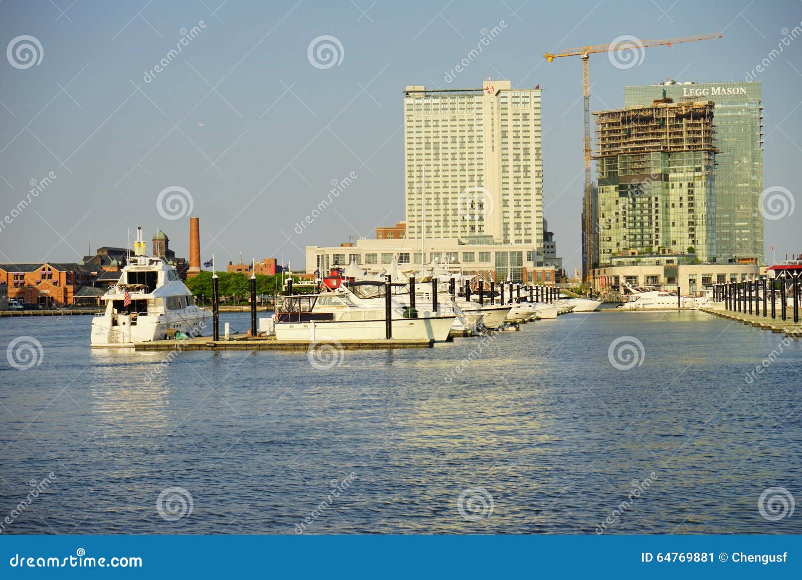 Baltimore Inner Harbor Docking Editorial Photo - Image of building ...