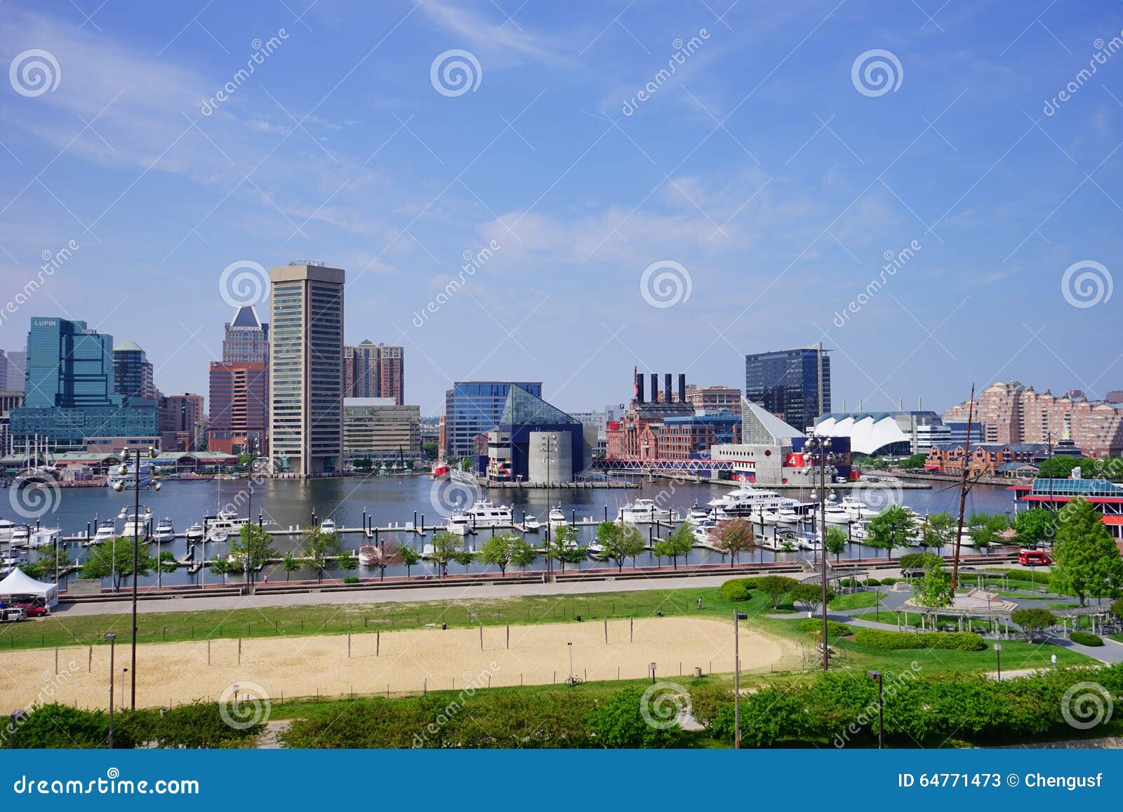 Baltimore Inner Harbor Docking Editorial Stock Photo - Image of beach ...