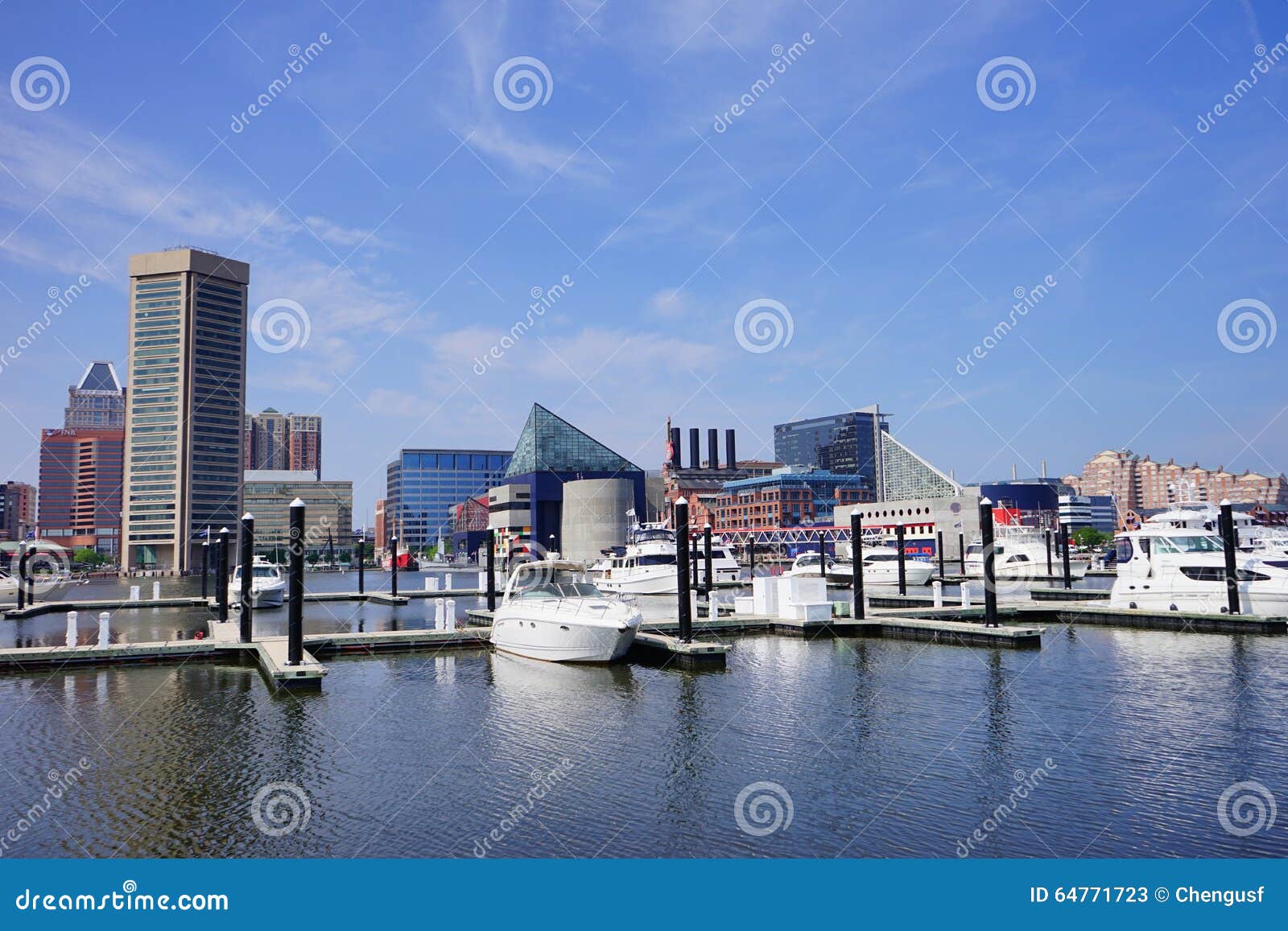 Baltimore landscape editorial stock photo. Image of america - 64771723