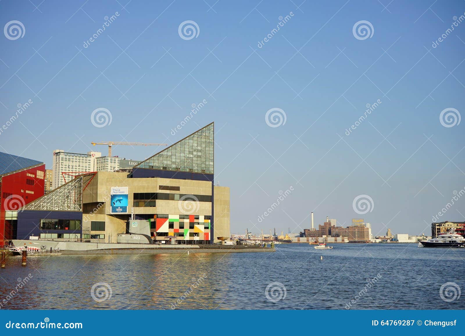 Baltimore landscape editorial photography. Image of buildings - 64769287