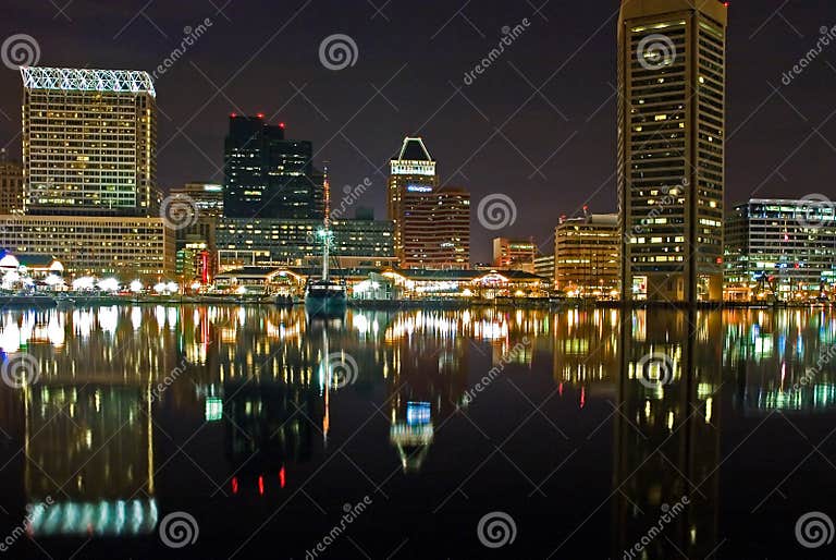 Baltimore Maryland Inner Harbor Stock Photo - Image of ocean, port: 580300