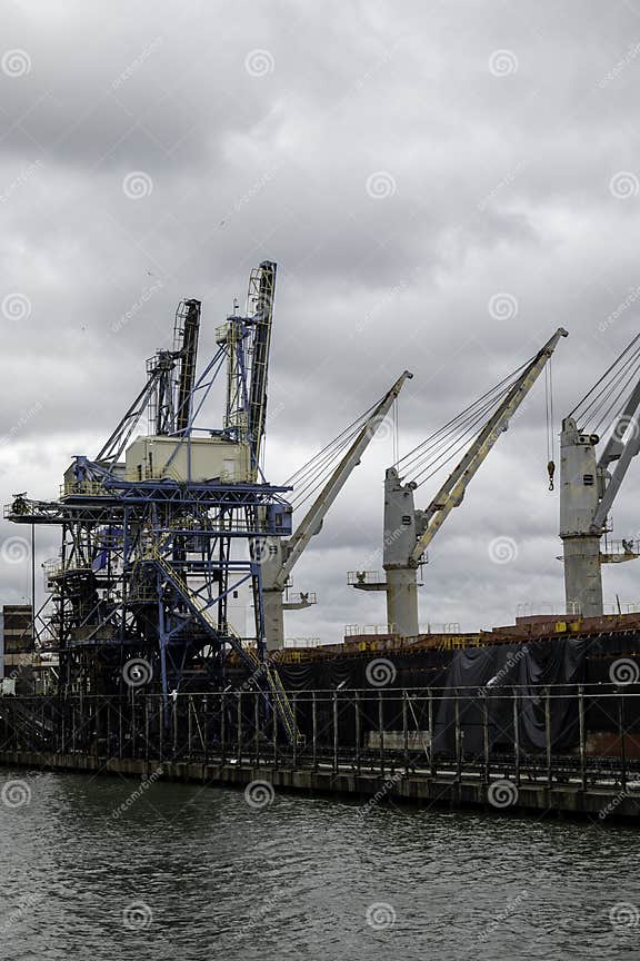 Baltimore, MD - October 2 2022: Container Ship at Baltimore Port ...