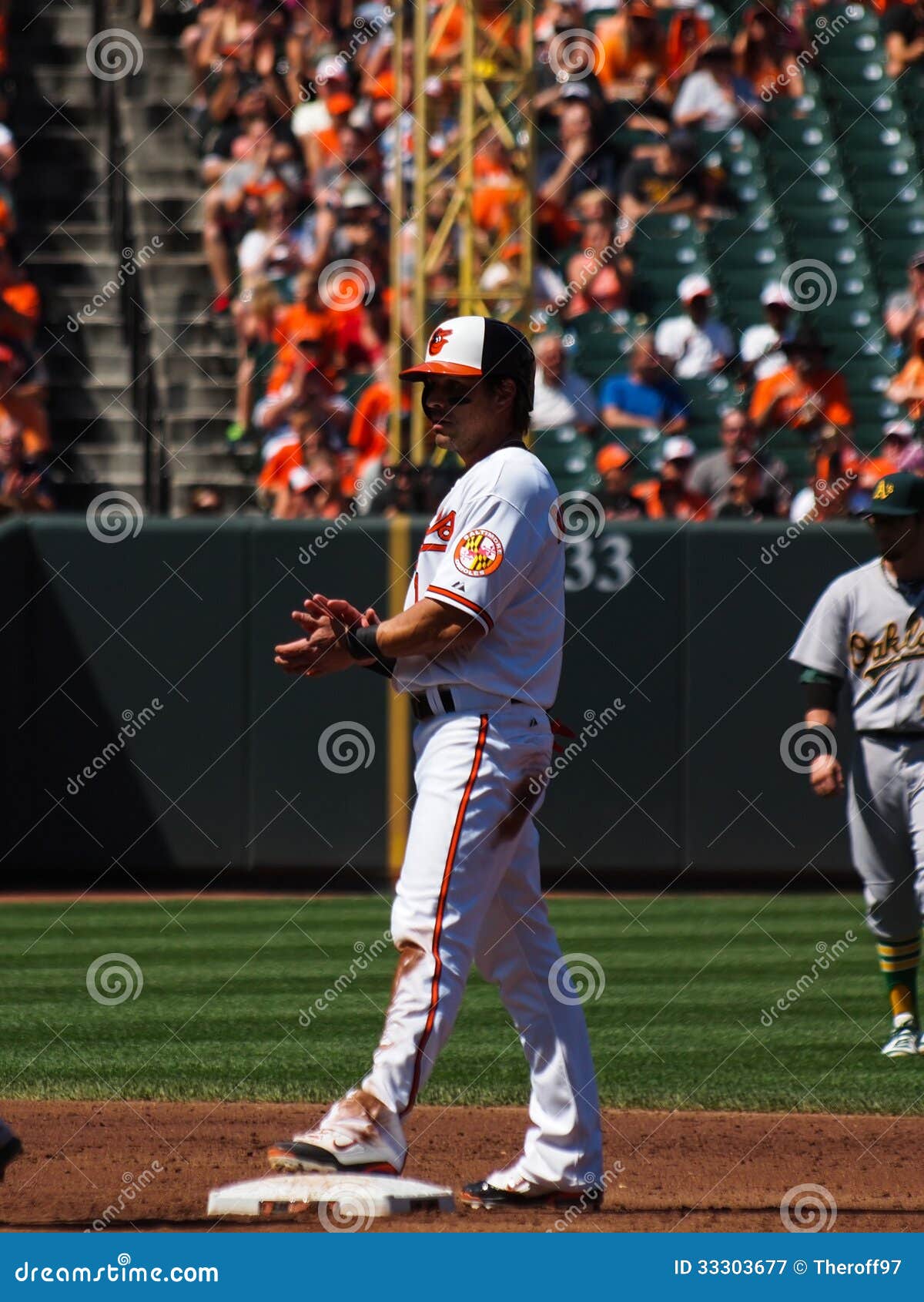 Baltimore Orioles Brian Roberts Editorial Photography - Image of base ...