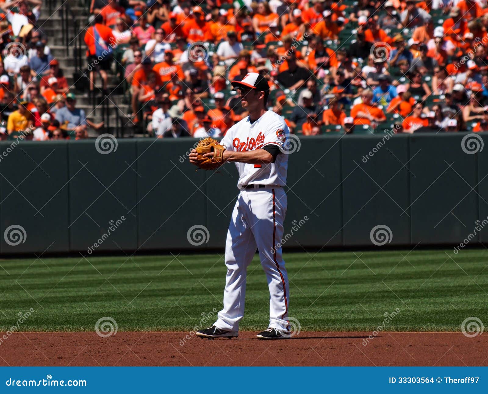 Baltimore Orioles JJ Hardy editorial stock image. Image of professional ...