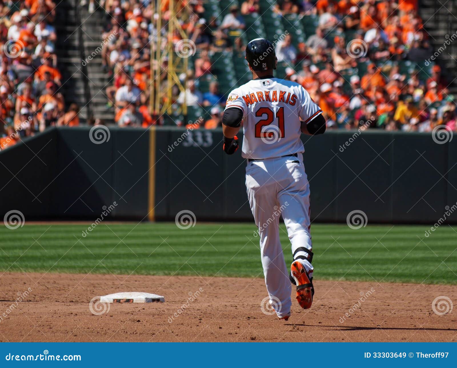 Baltimore Orioles Nick Markakis Editorial Stock Image - Image of ...