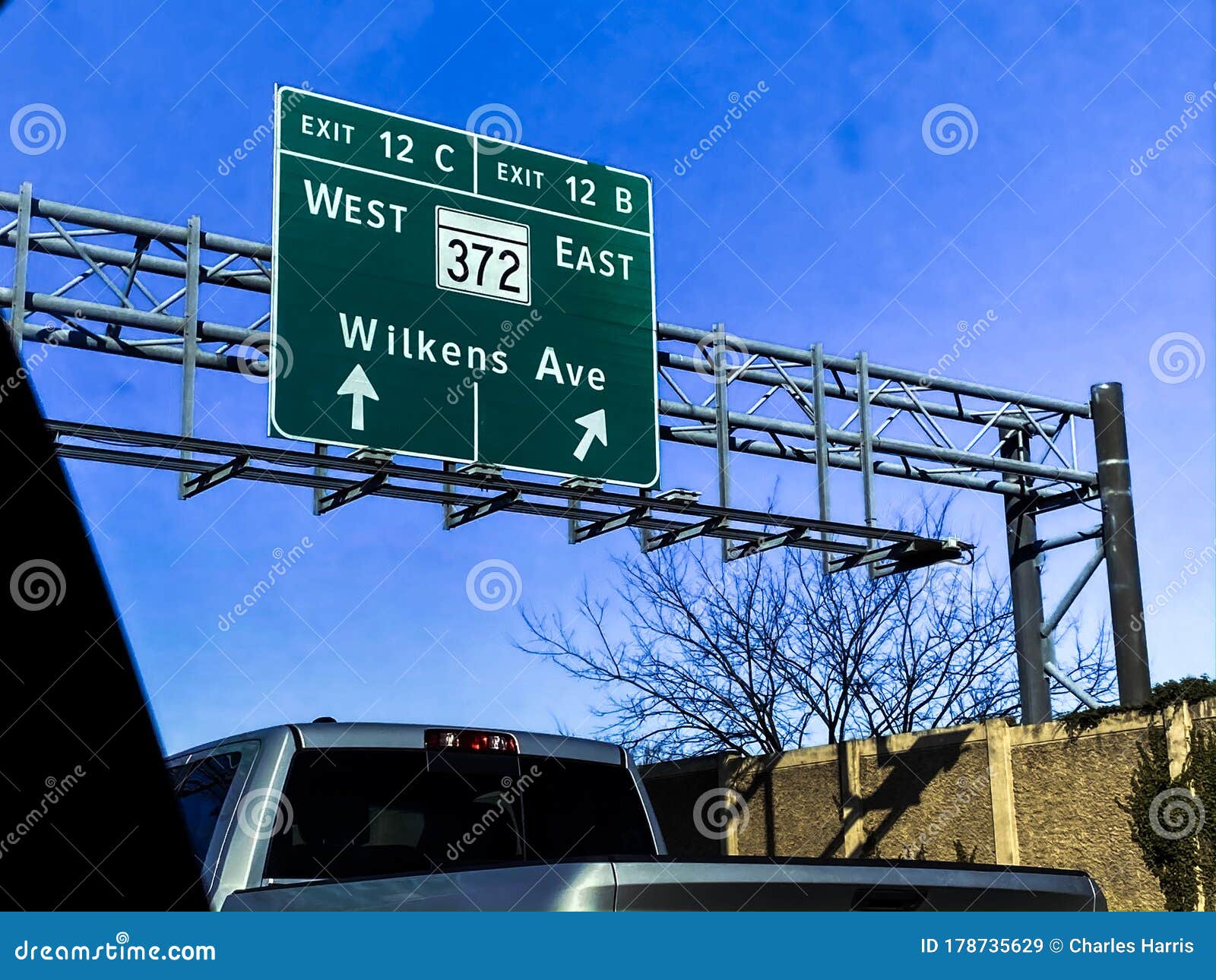 Baltimore stock image. Image of signs, traffic, maryland - 178735629