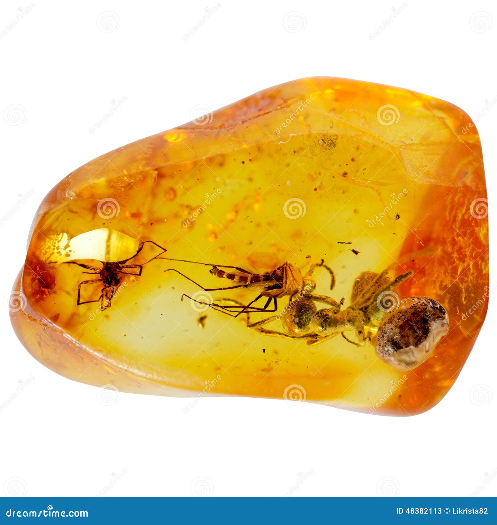 Baltischer Bernsteinfarbiger Stein Stockbild - Bild von getrennt ...