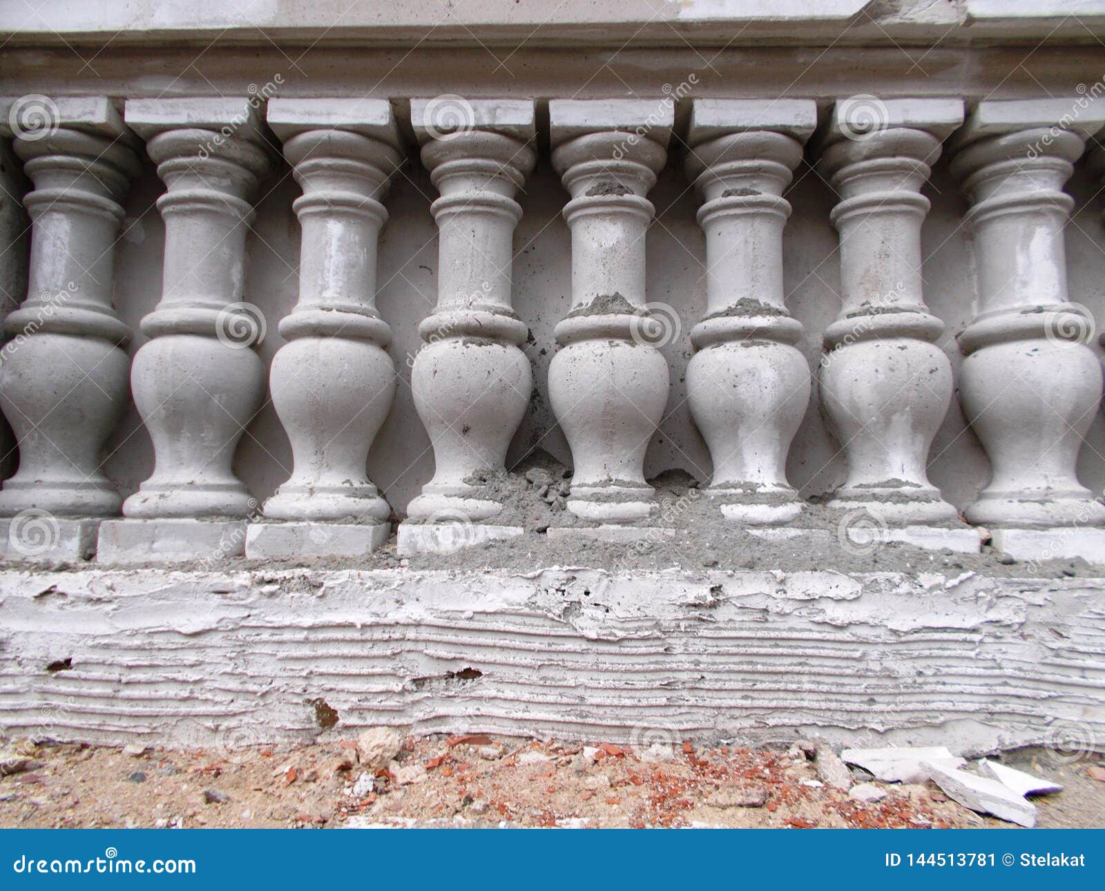 Baluster stock image. Image of exterior, pillar, decoration - 144513781