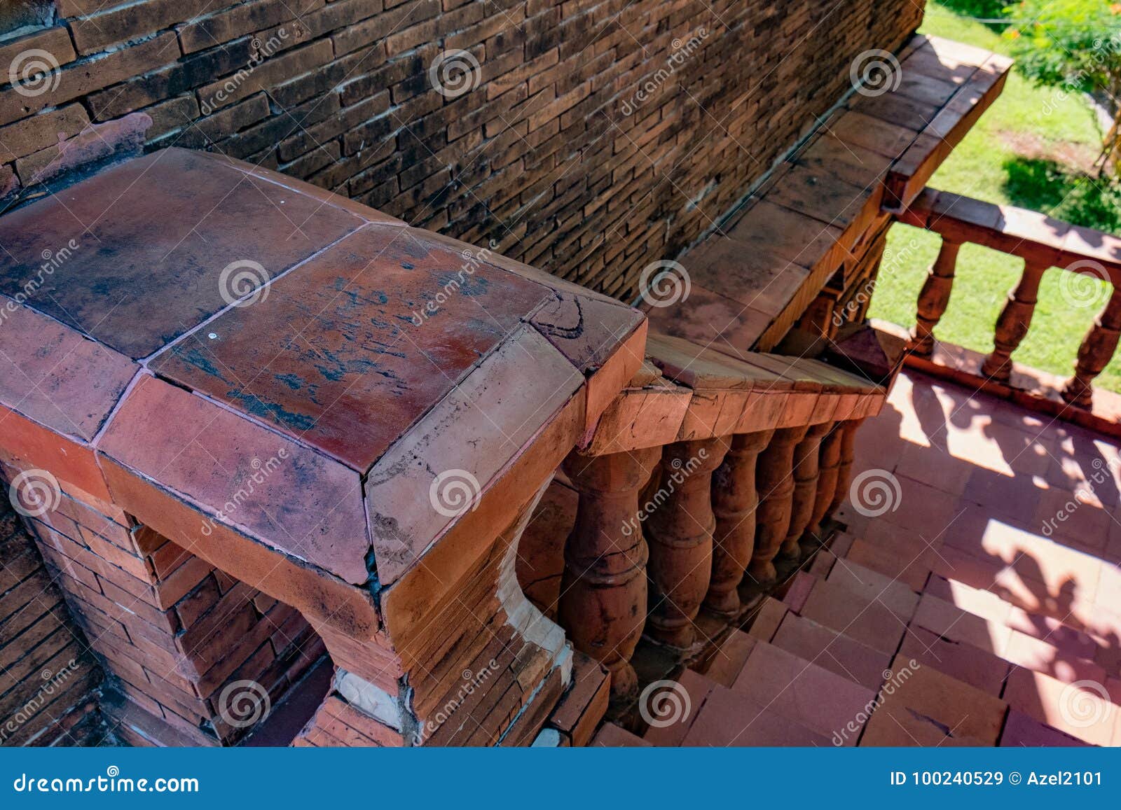 Balustrade stock image. Image of construction, handrail - 100240529