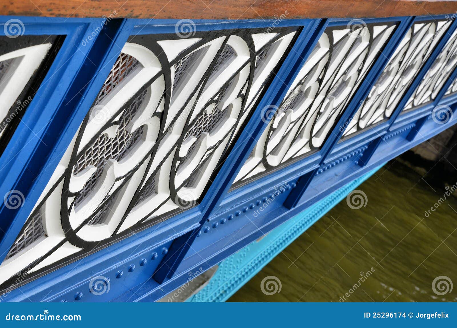 Balustrade of the Tower Bridge Stock Photo - Image of bridge ...