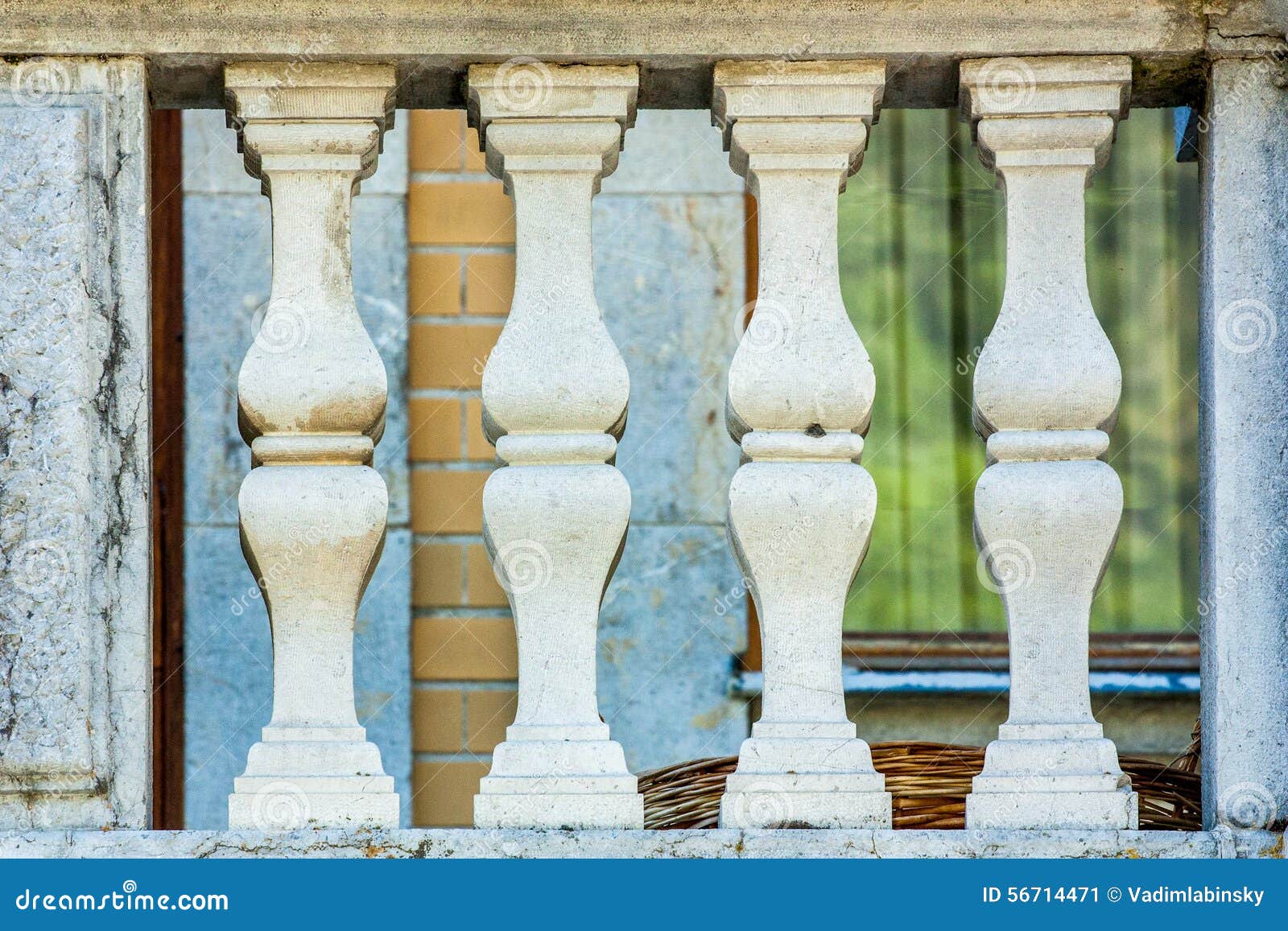 Balustrades stock image. Image of horizontal, riverbank - 56714471