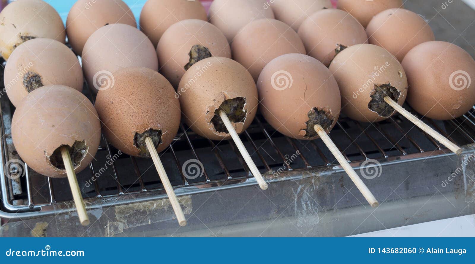 Close Up Of Balut (boiled Developing Duck Embryo) In Hanoi, Vietnam ...