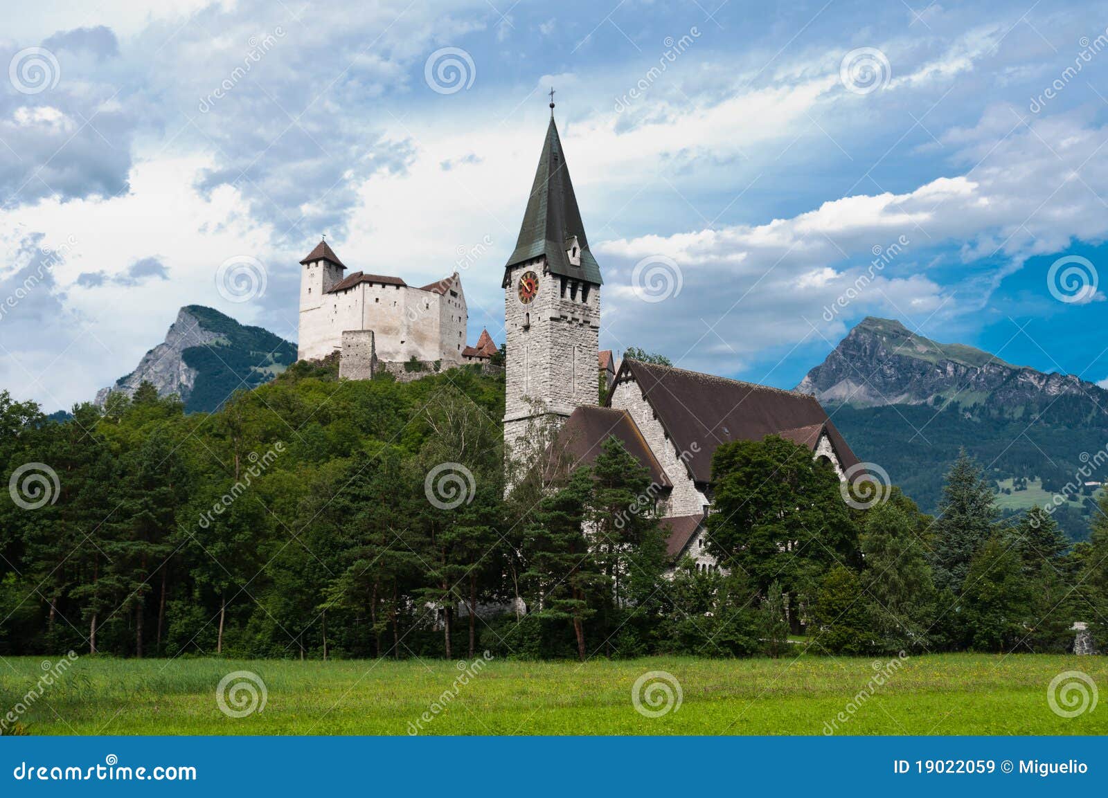 Balzers stock image. Image of places, europe, historical - 19022059