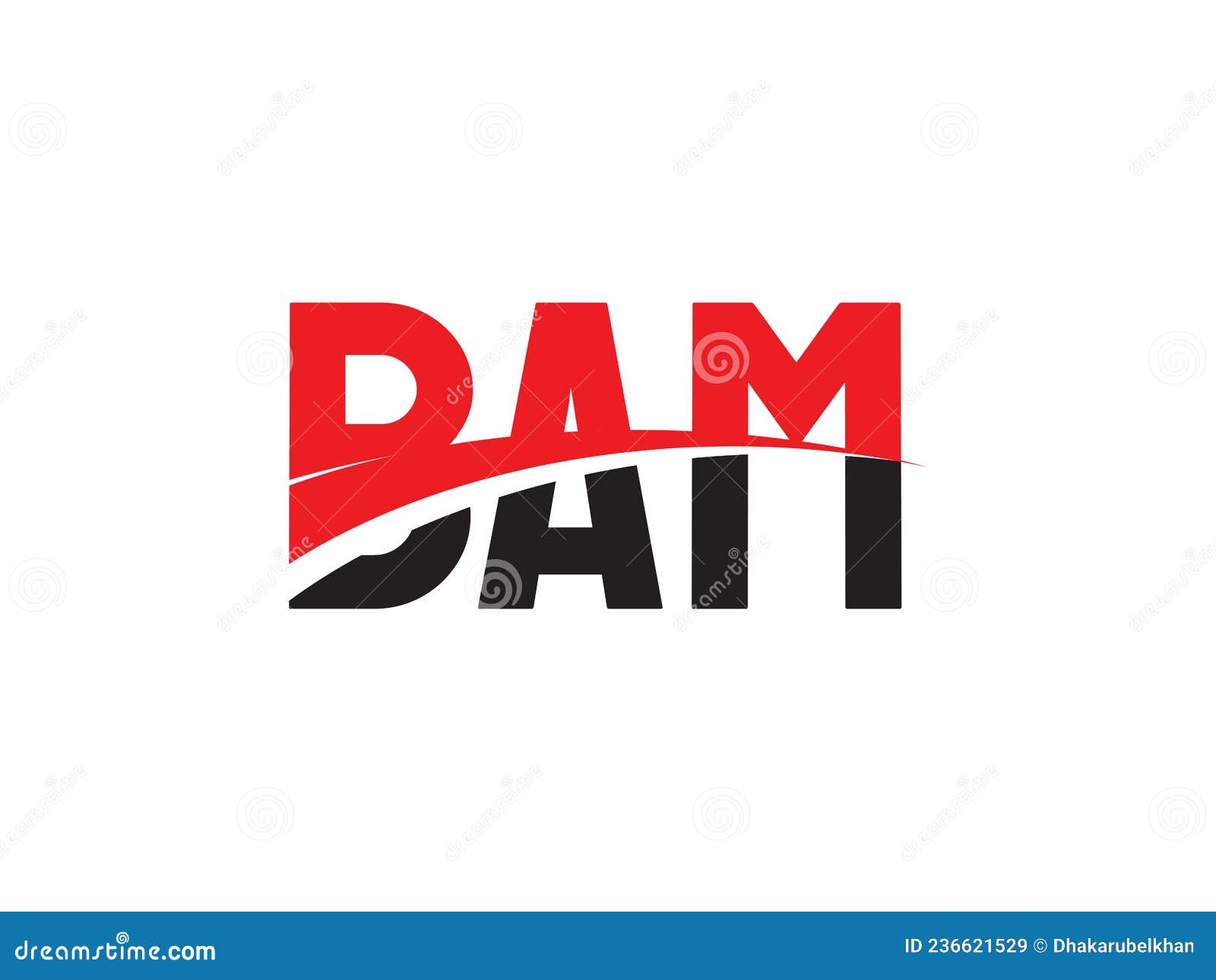 Bam Letter Initial Logo Design Vector Illustratie Vector Illustratie ...