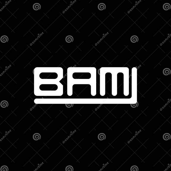 BAM Letter Logo Creative Design with Vector Graphic, BAM Stock Vector ...