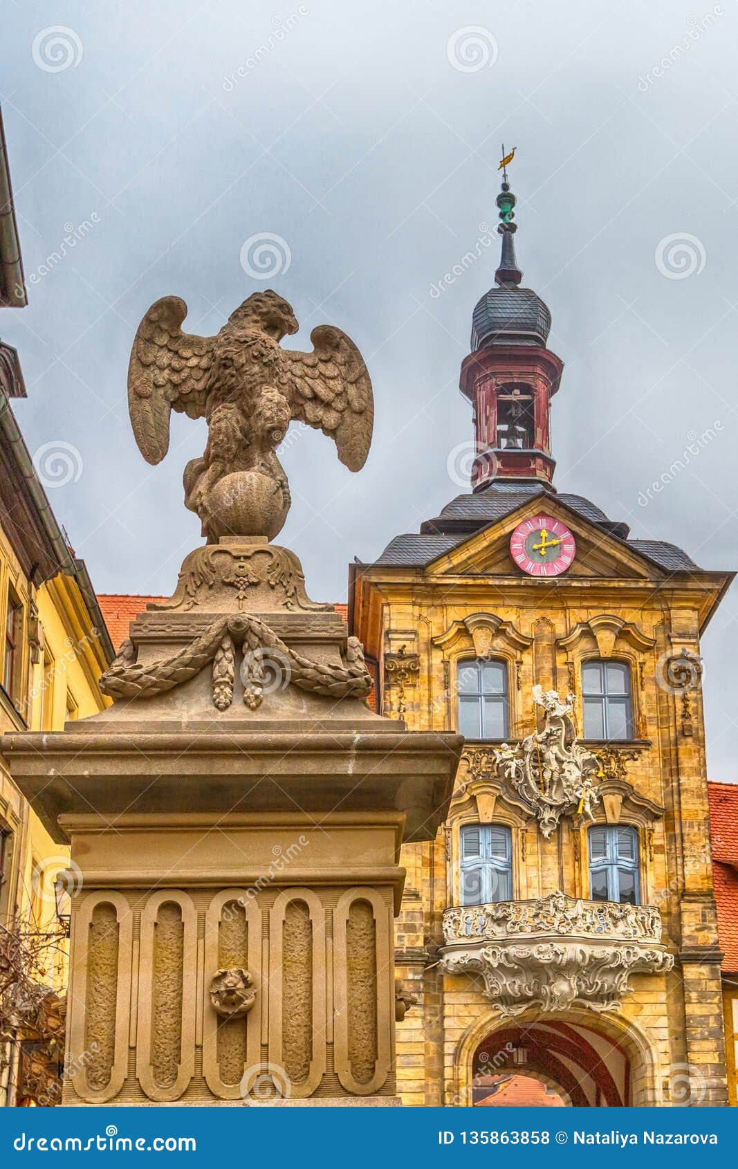 Bamberg, Germany Altes Rathaus Town Hall Stock Photo - Image of facade ...