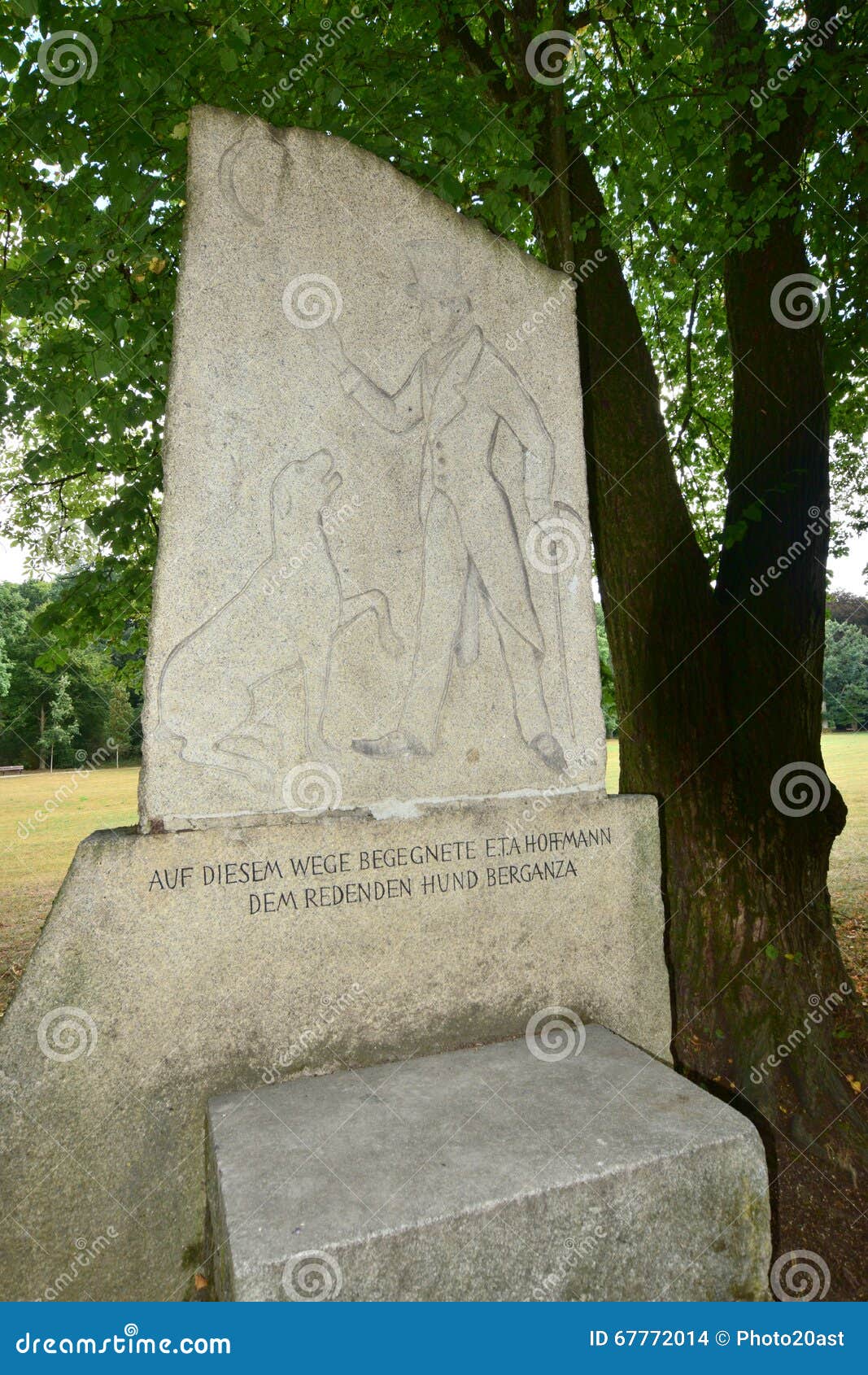 Bamberg, Germany - Memorial Stone To the German Writer of the 19th ...