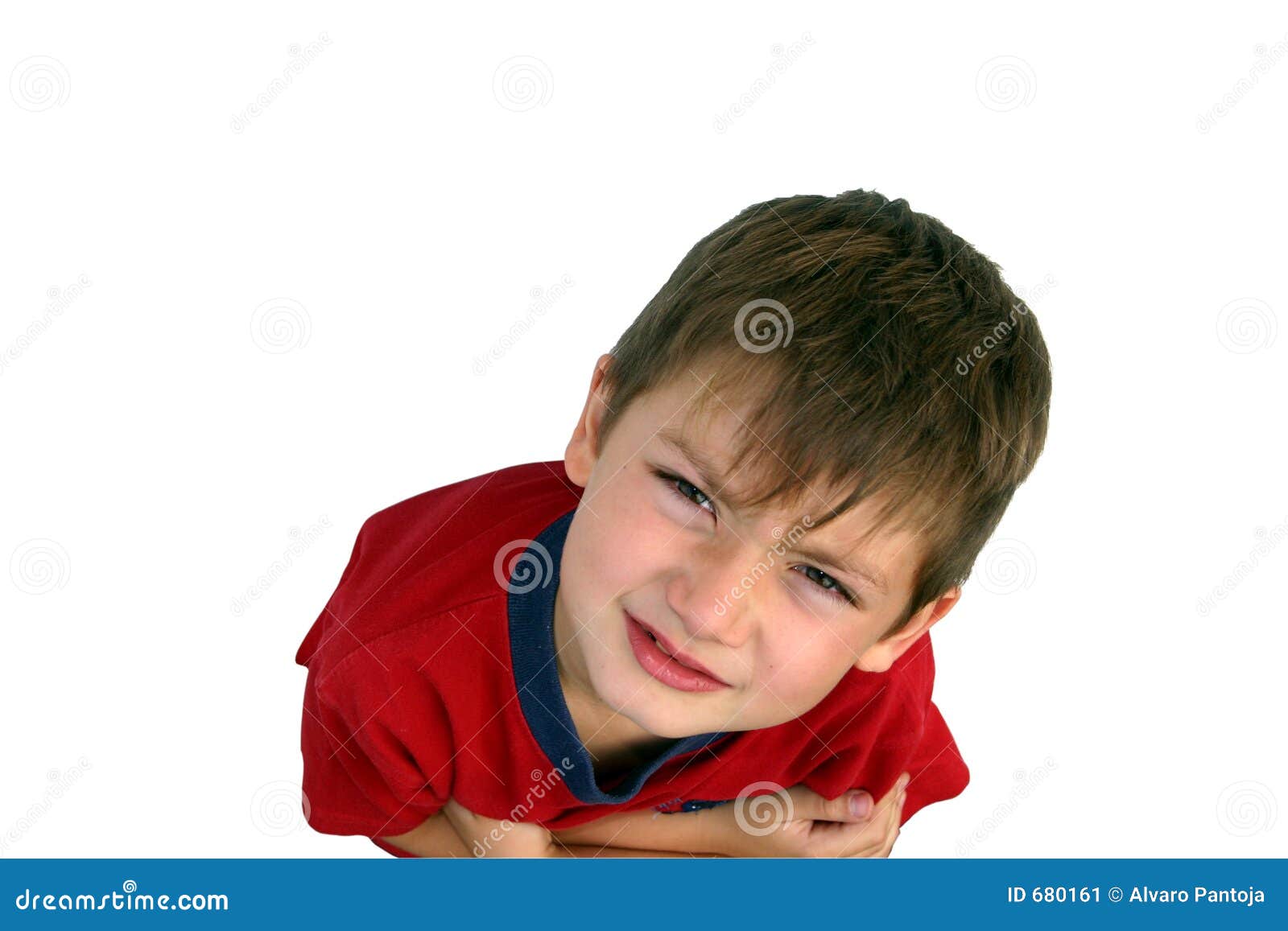 Bambino annoiato immagine stock. Immagine di bambini, alesato - 680161