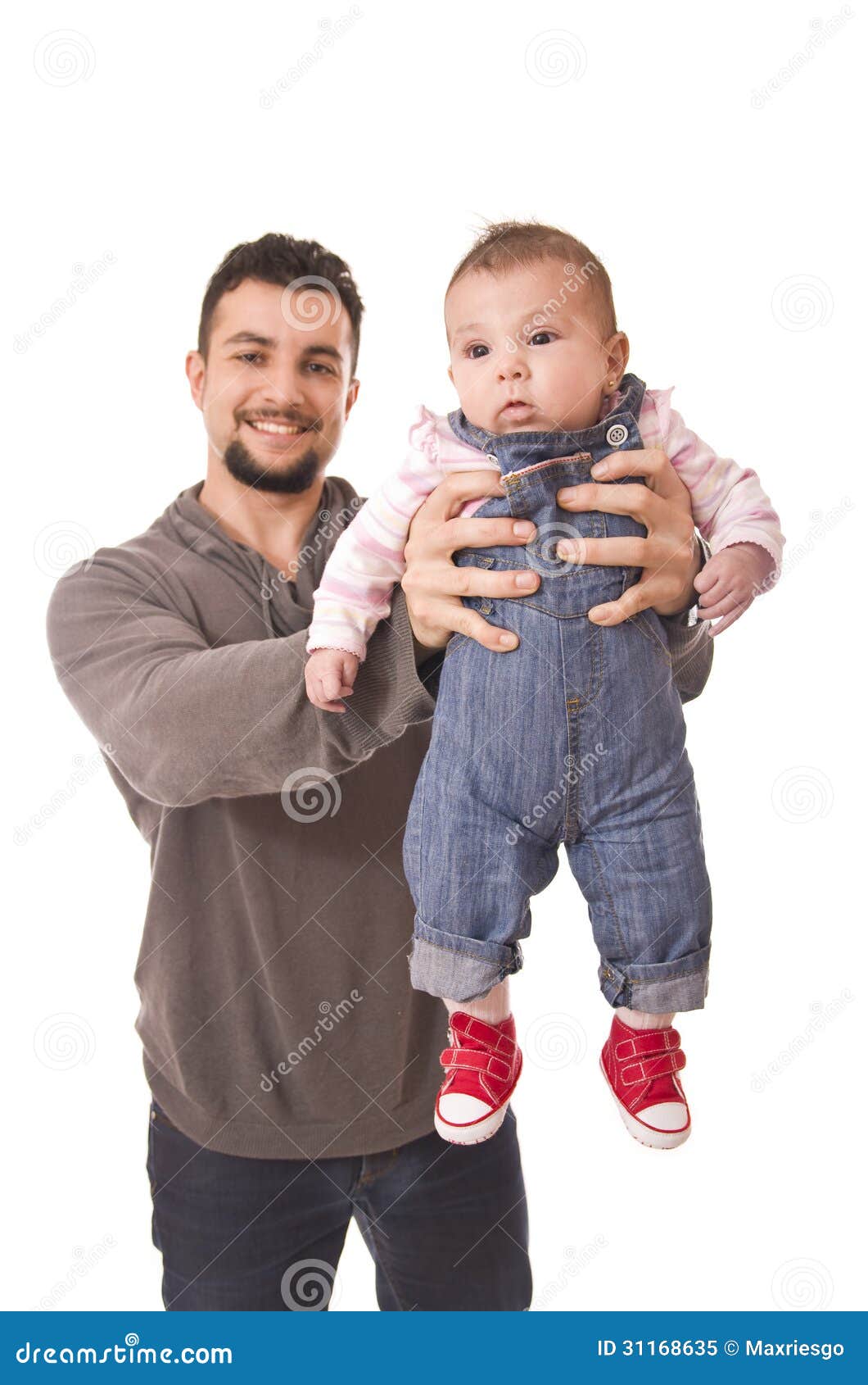 Bambino pesante immagine stock. Immagine di menzogne - 31168635