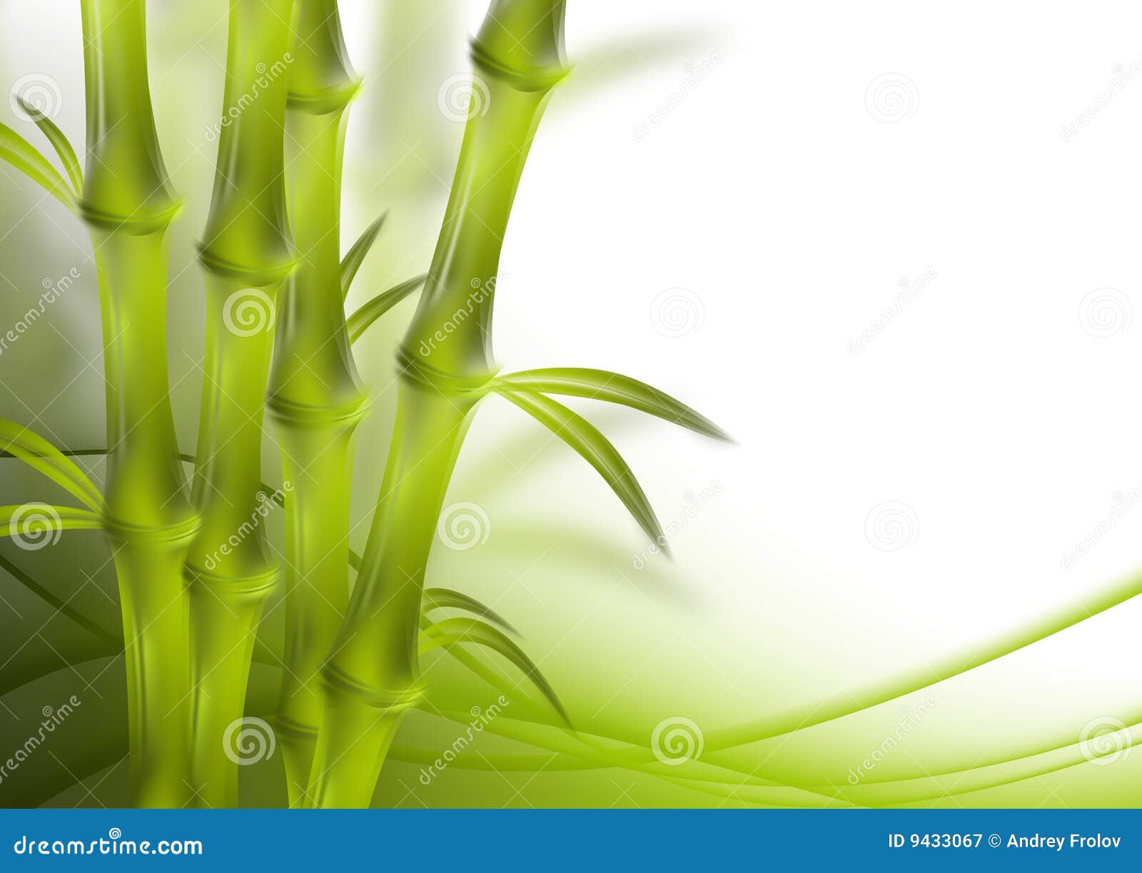 Bamboo and Abstract Background Stock Illustration - Illustration of ...