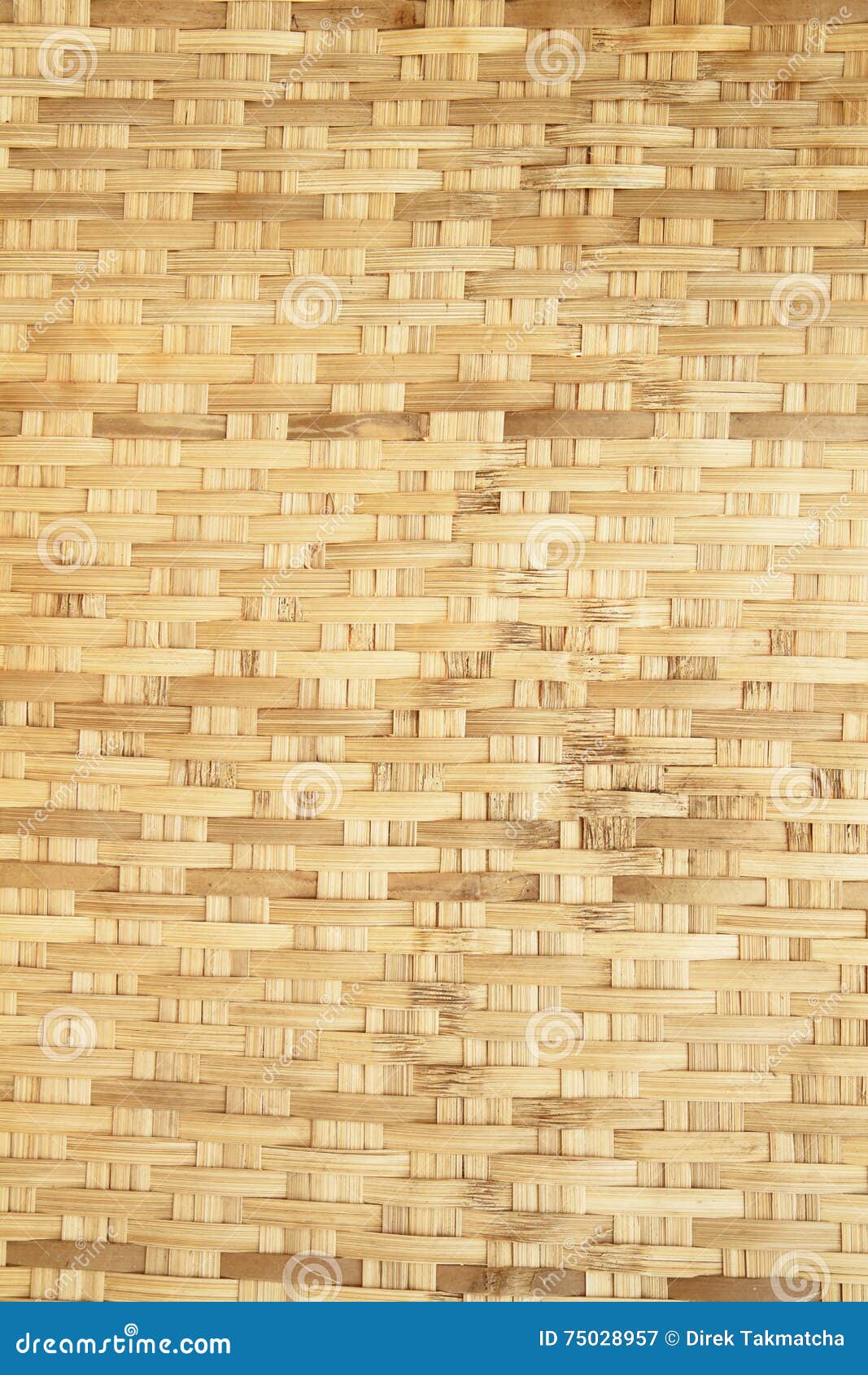 Bamboo Basket Weave Pattern Stock Image - Image of rustic, background ...