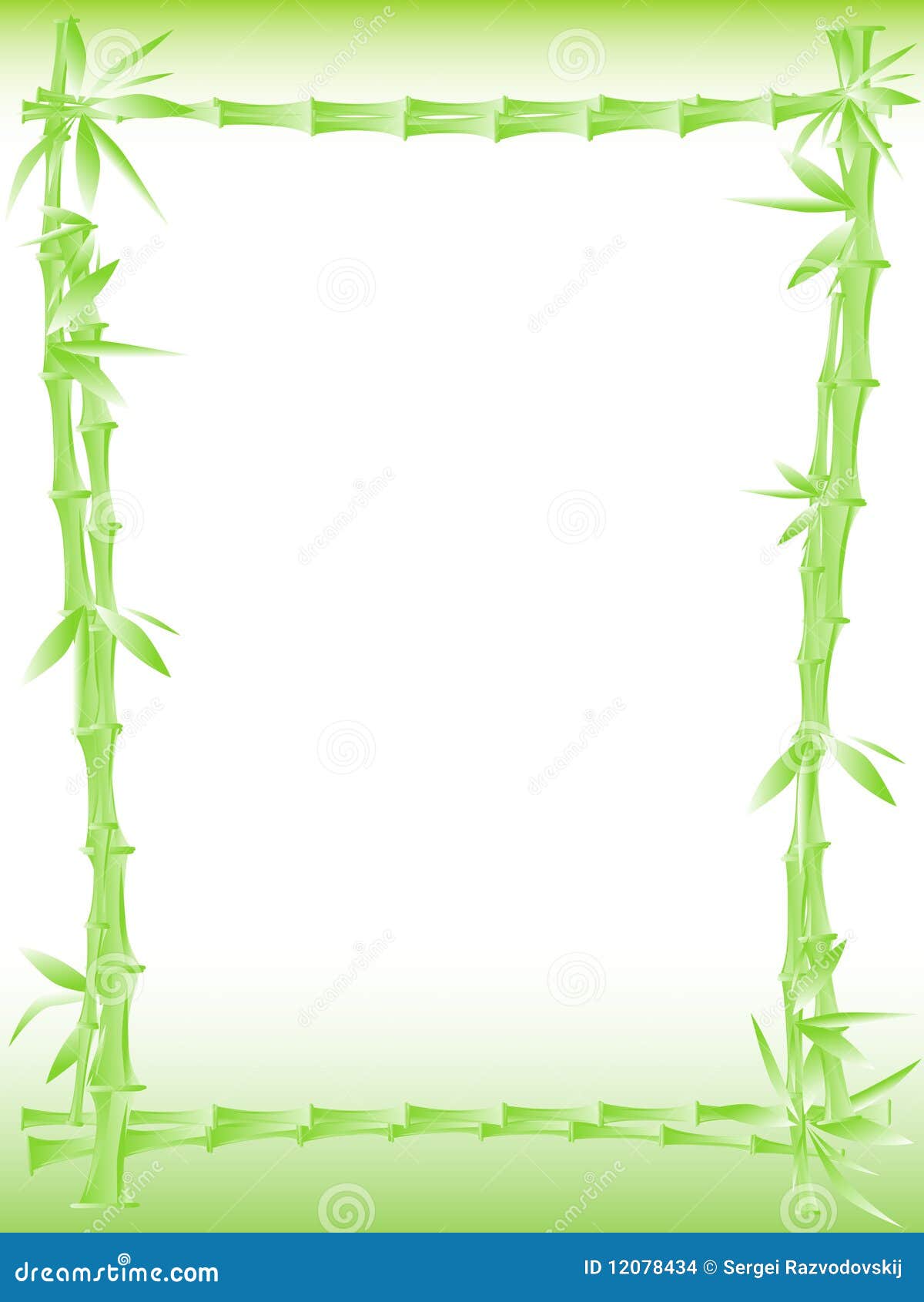 Bamboo Border Frame, With Transparent Background For Spring Vibes ...