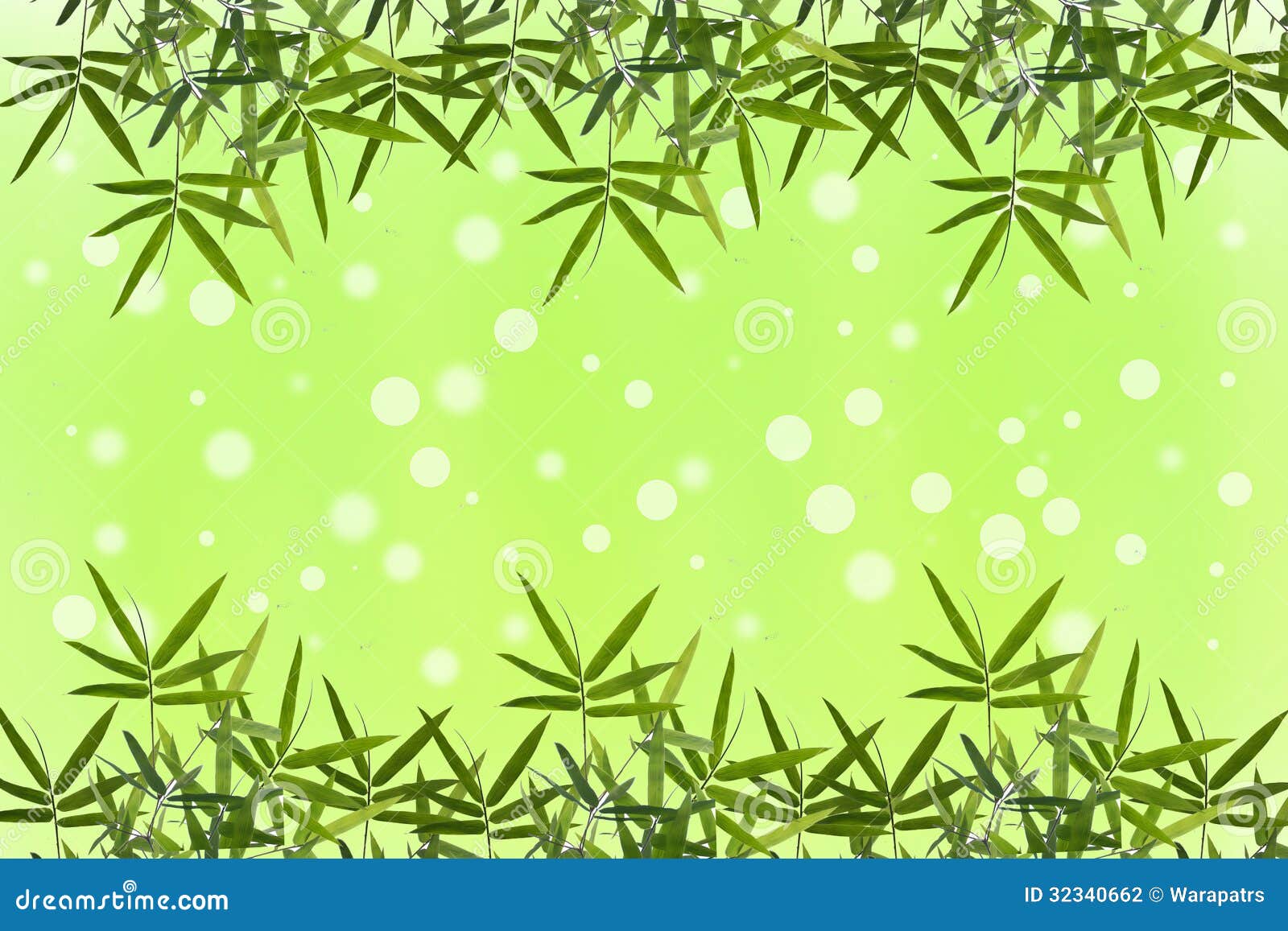 Bamboo Border Background Bokeh Stock Illustration - Illustration of ...