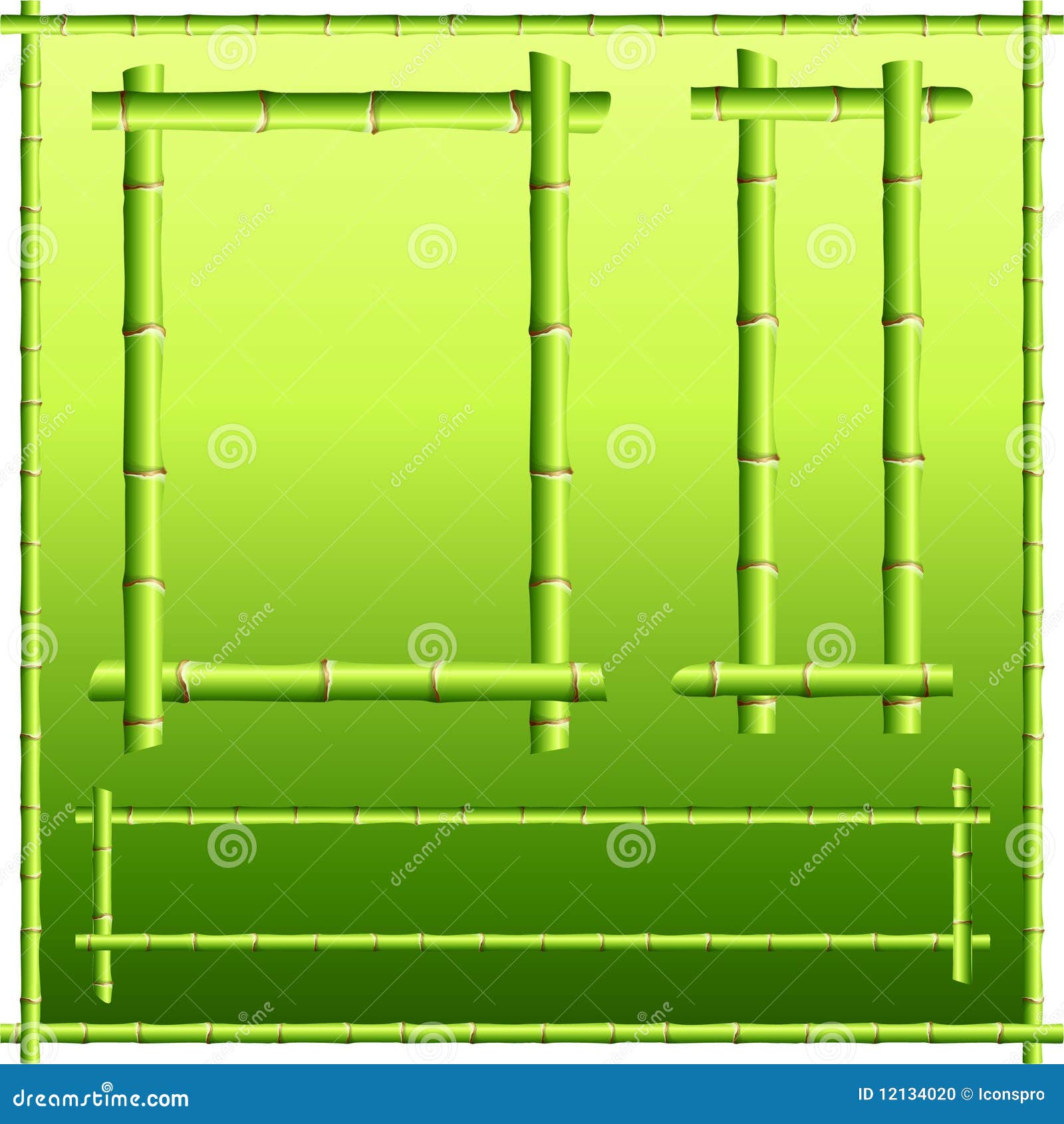 Bamboo Border Frame, With Transparent Background For Spring Vibes ...