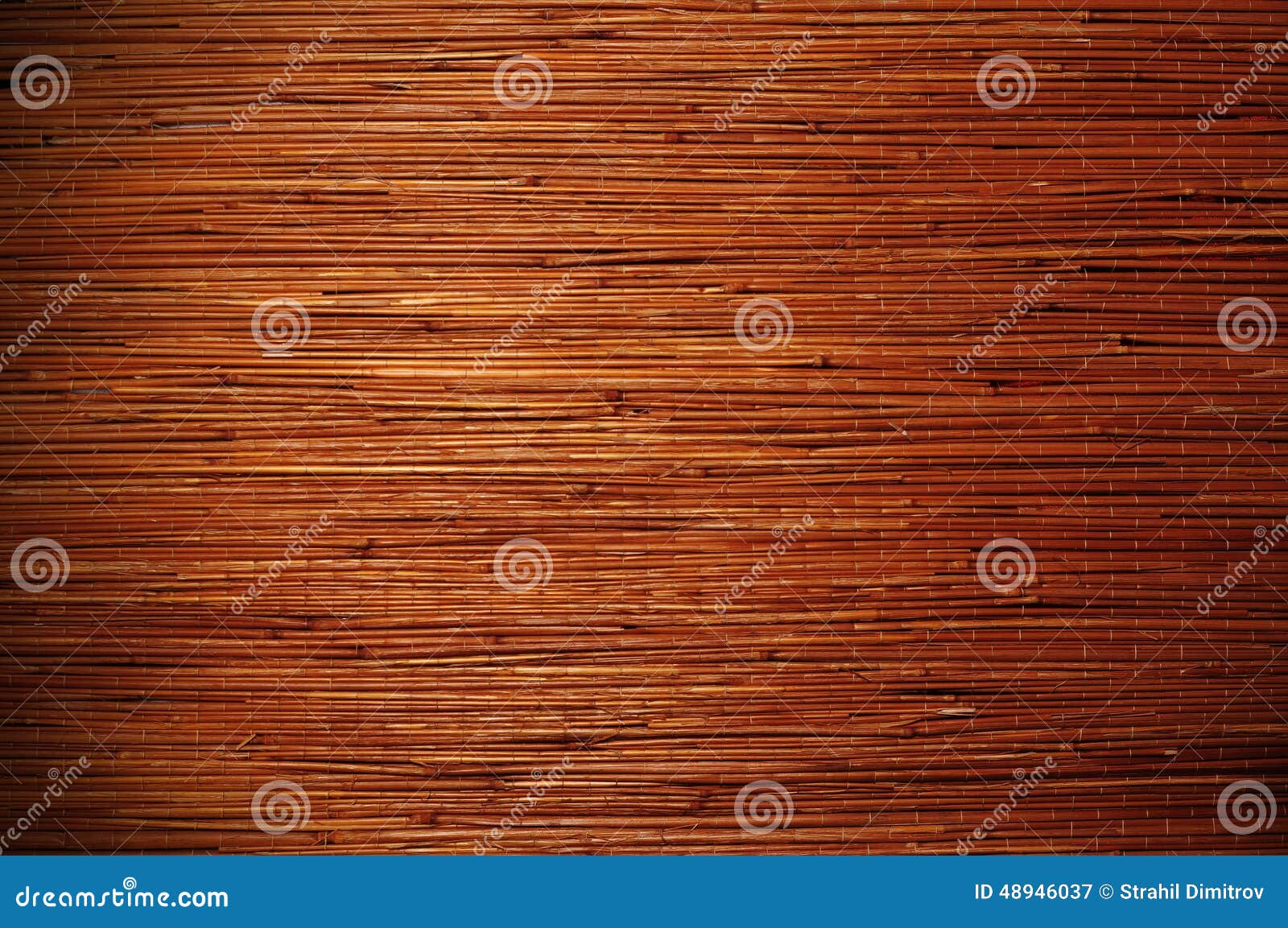 Bamboo Brown Straw Mat As Texture Background. Stock Image - Image of ...