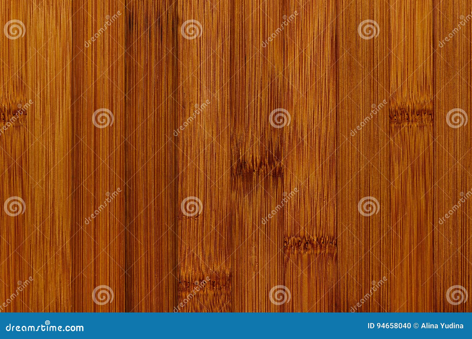 Bamboo Brown Wood Texture, Vertical Plank, Top View, Closeup. Stock ...