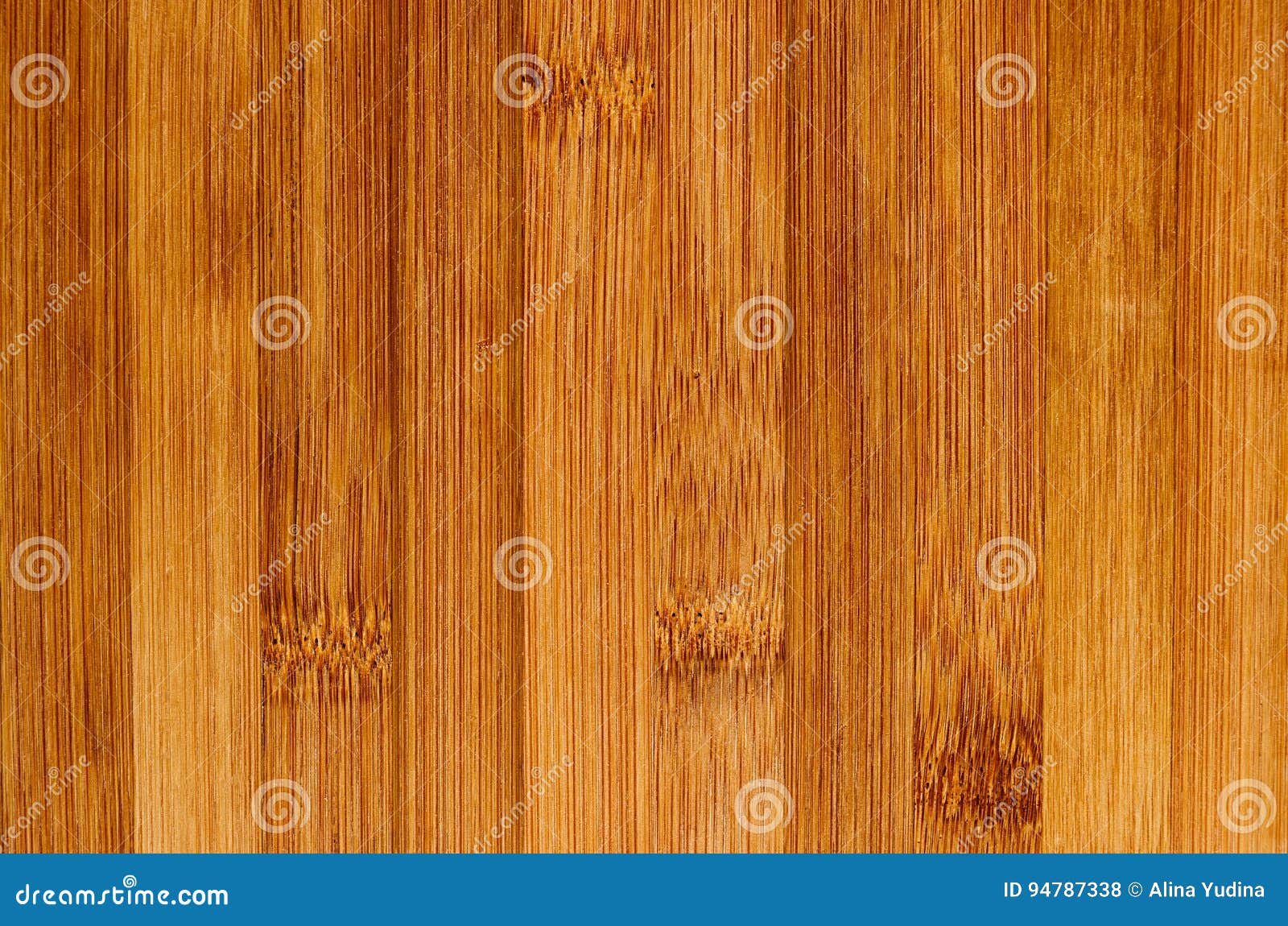 Bamboo Brown Wood Texture, Vertical Plank, Top View, Closeup. Stock ...