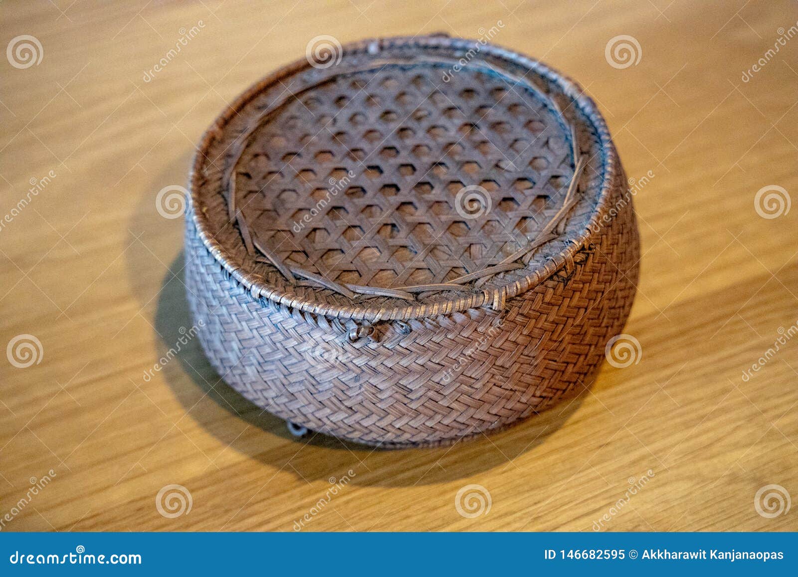 Hand Woven Bamboo Container Stock Image - Image of indonesia, local ...