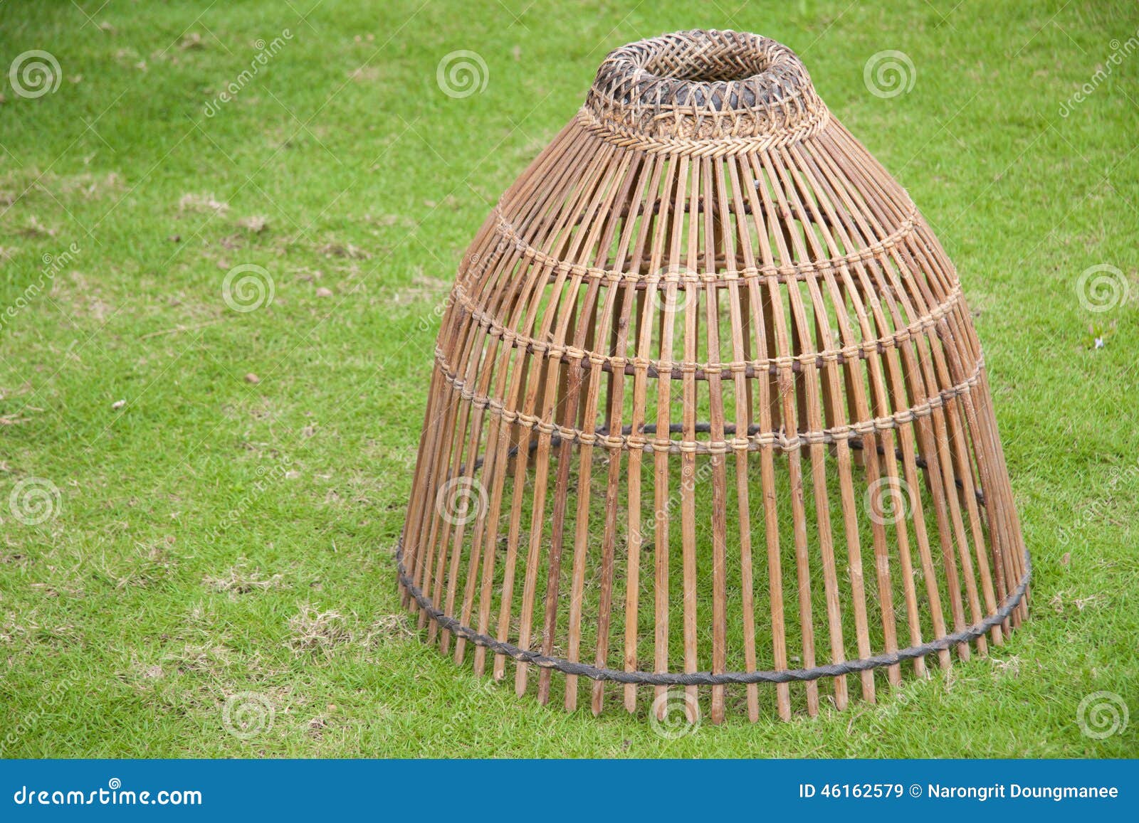 Bamboo Craft Tool for Catch Fish, Thailand Style Stock Image - Image of ...
