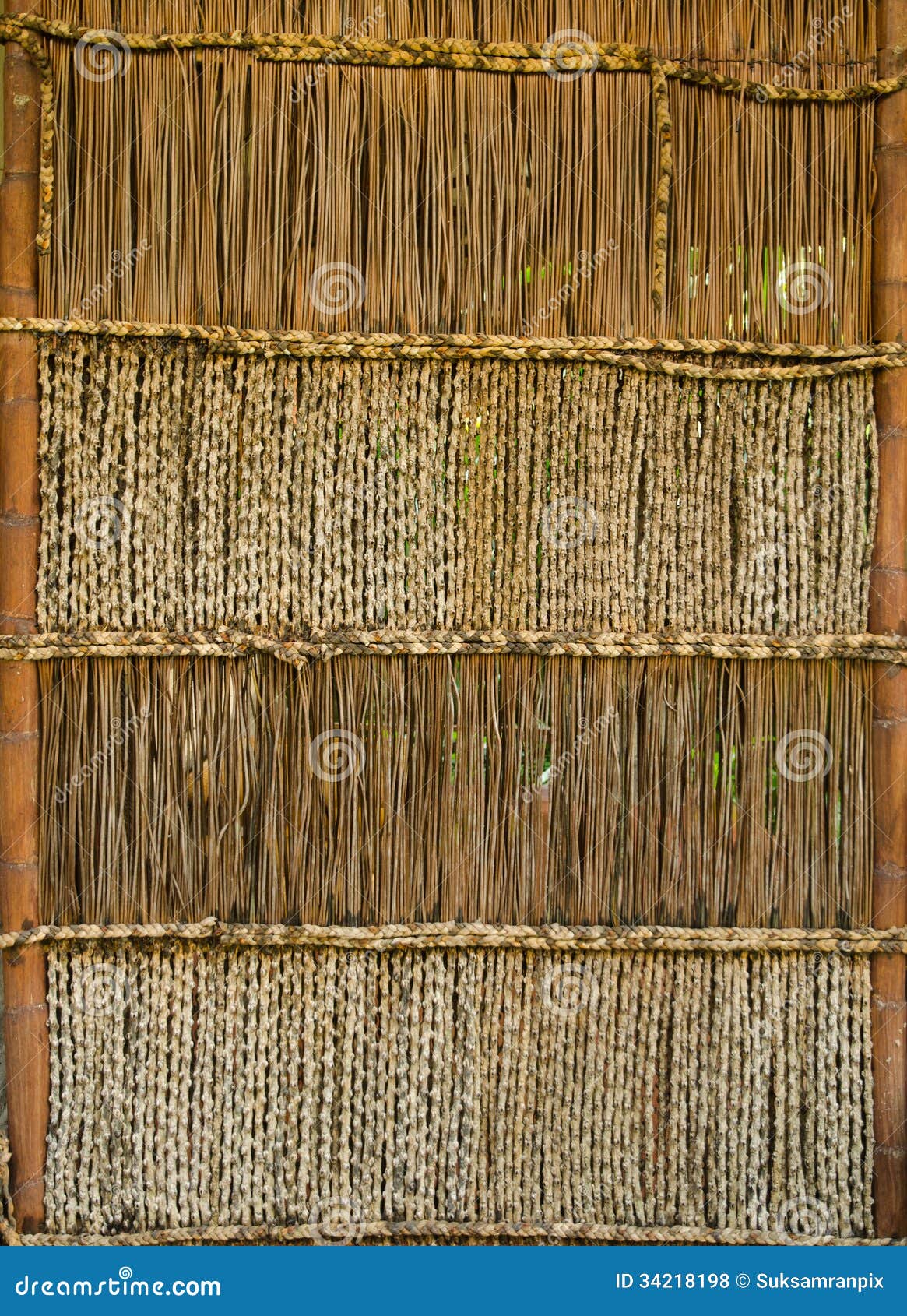 Bamboo Curtain, Texture Background Stock Photo - Image of detail ...