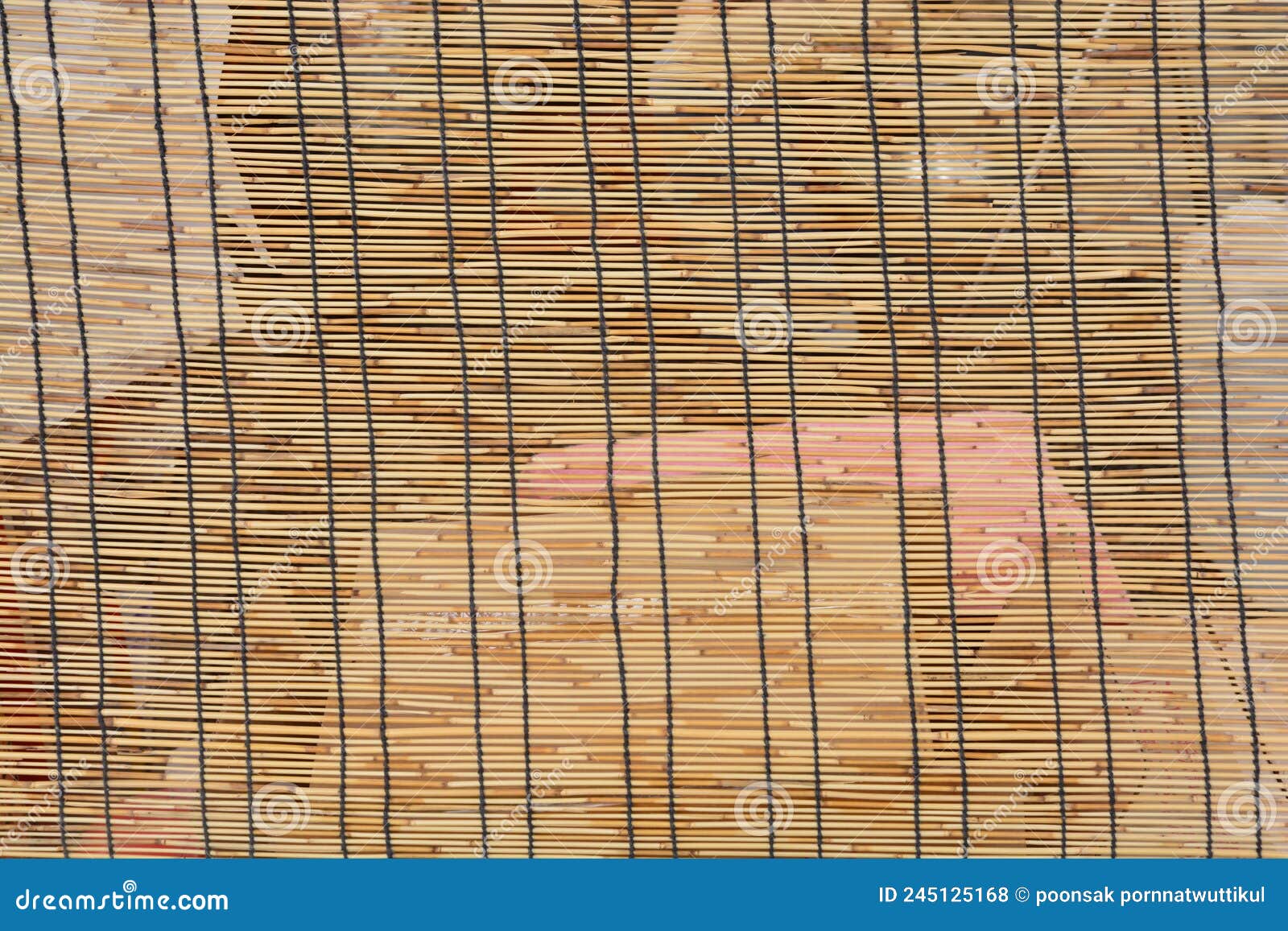 Bamboo Curtain, Bamboo Wooden Curtain Texture Pattern for Background ...