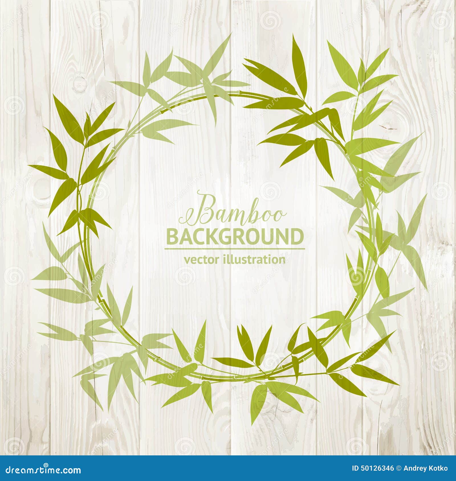 Bamboo decorative frame stock vector. Illustration of organic - 50126346