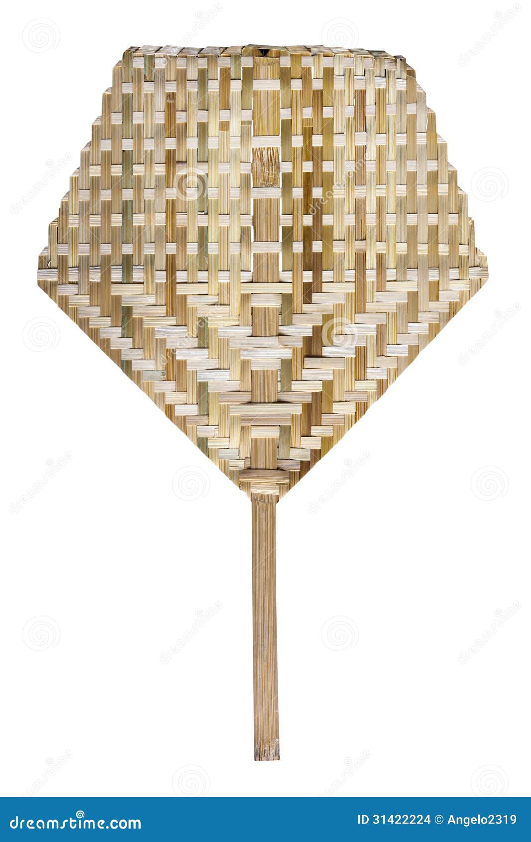 Bamboo fan stock photo. Image of personal, closed, door - 31422224