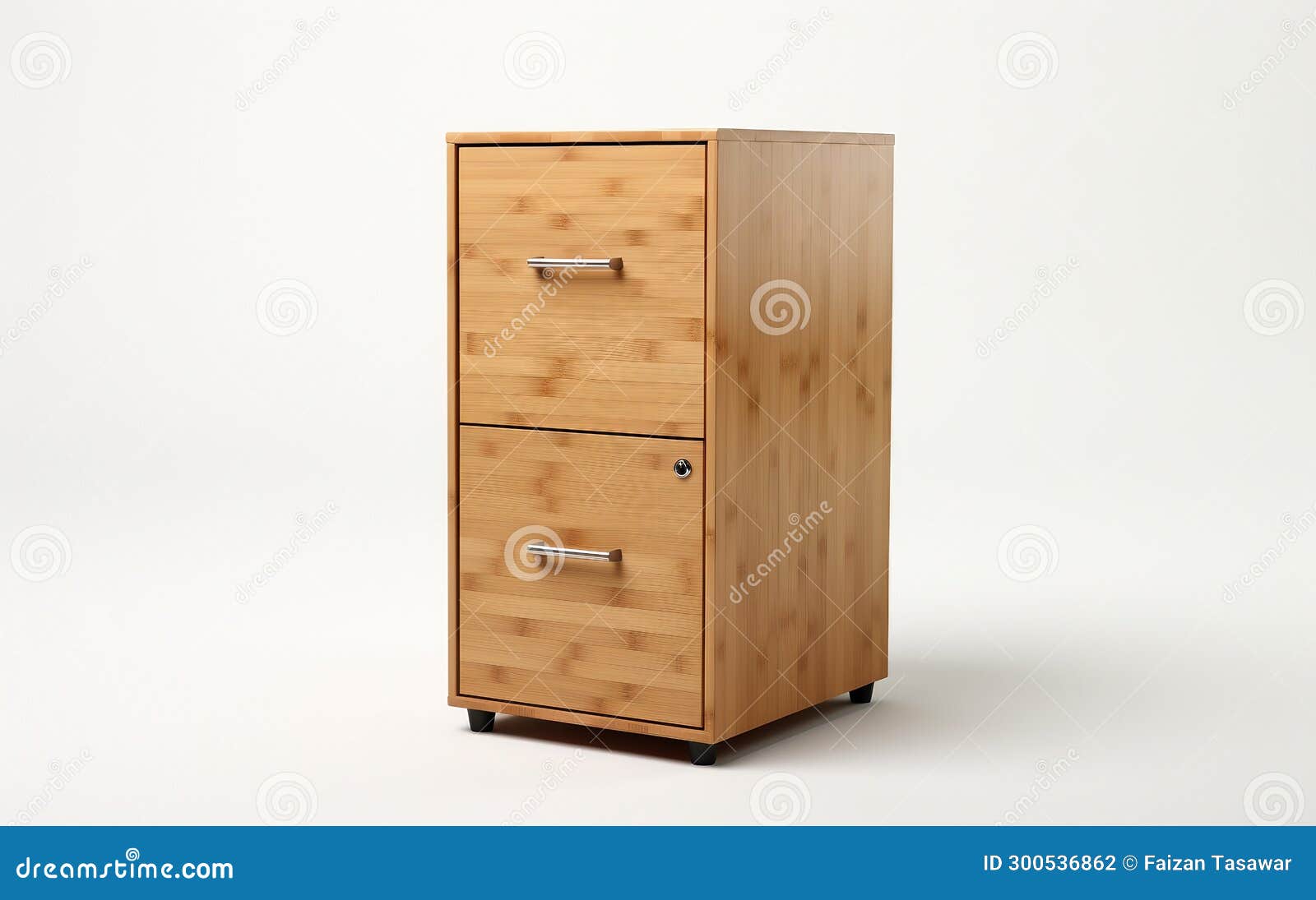 Bamboo Filing Cabinet on a Background of Transparency Generative Ai ...