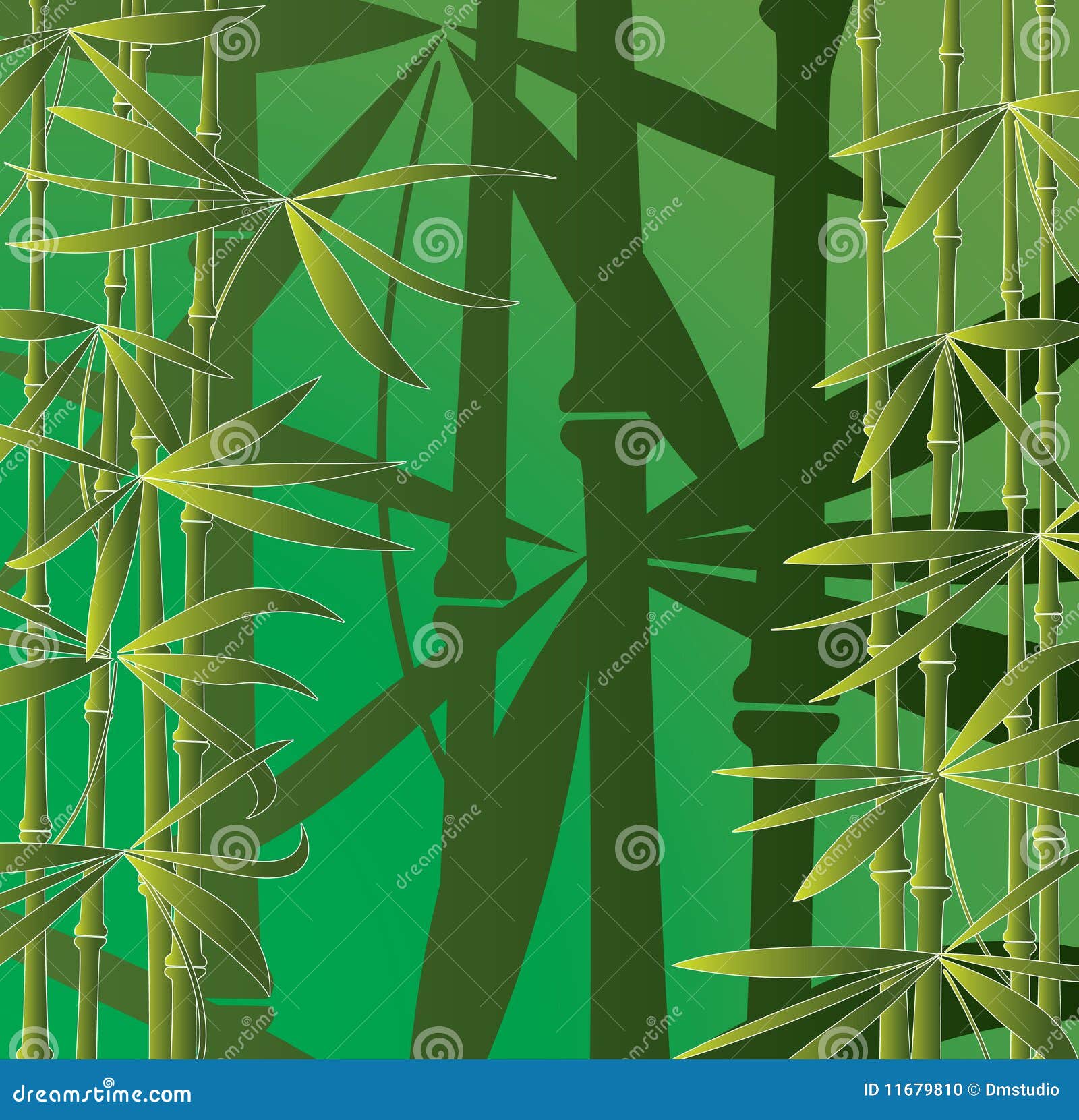 Bamboo forest stock vector. Illustration of decoration - 11679810