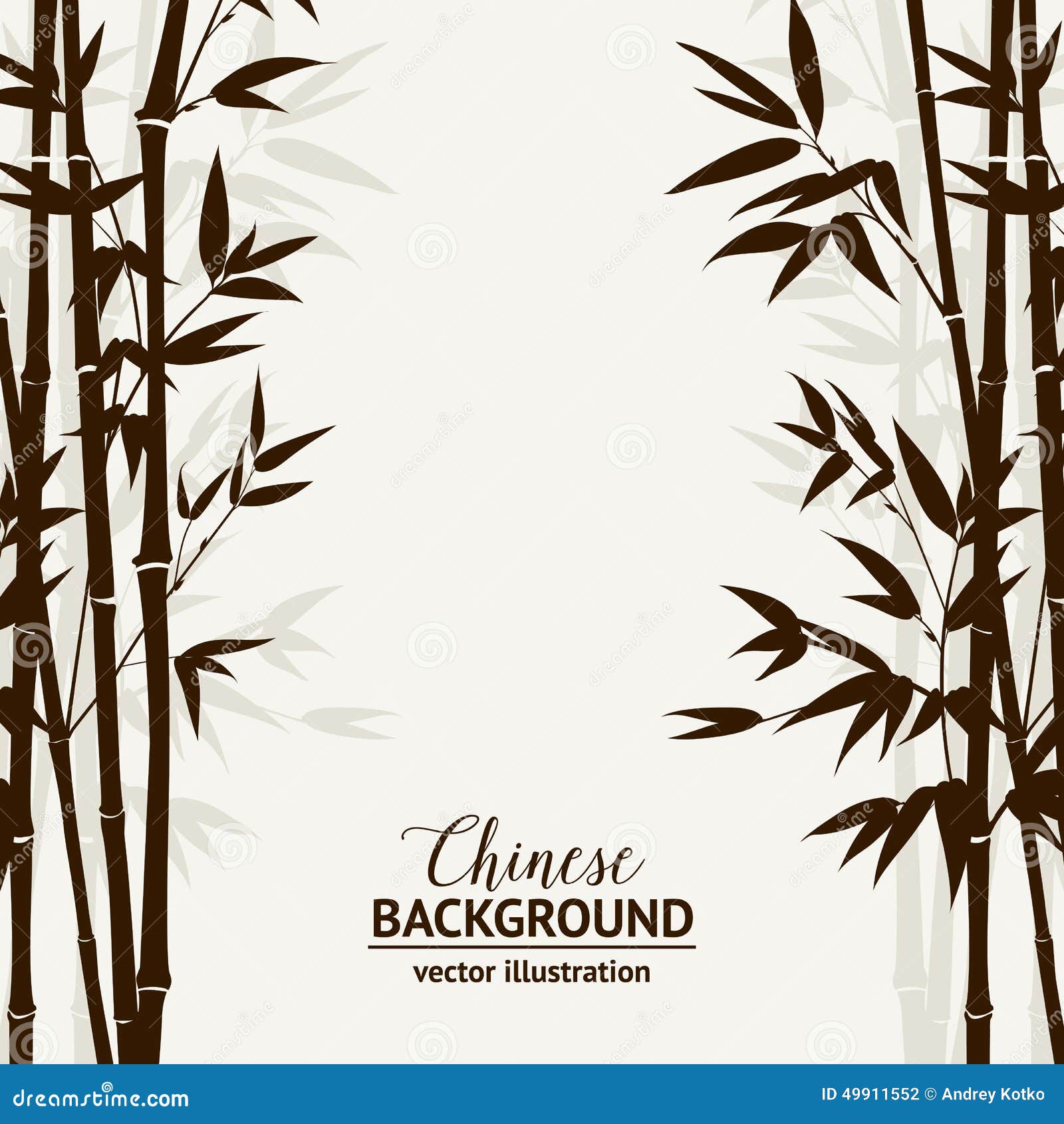 Bamboo Card Vector Illustration | CartoonDealer.com #10080232