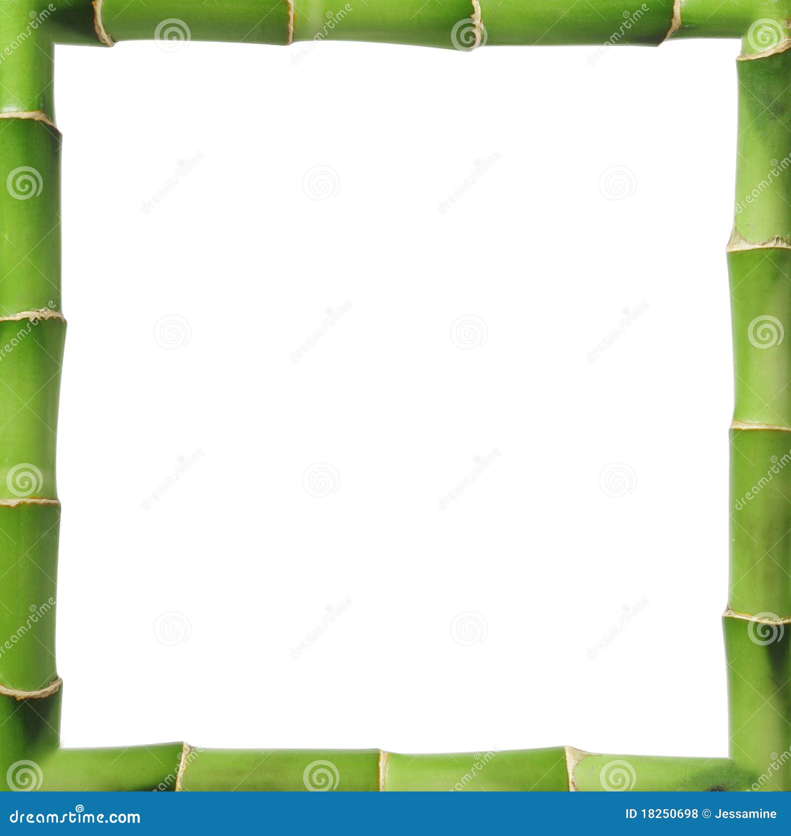 Bamboo frame stock photo. Image of decoration, plant - 18250698