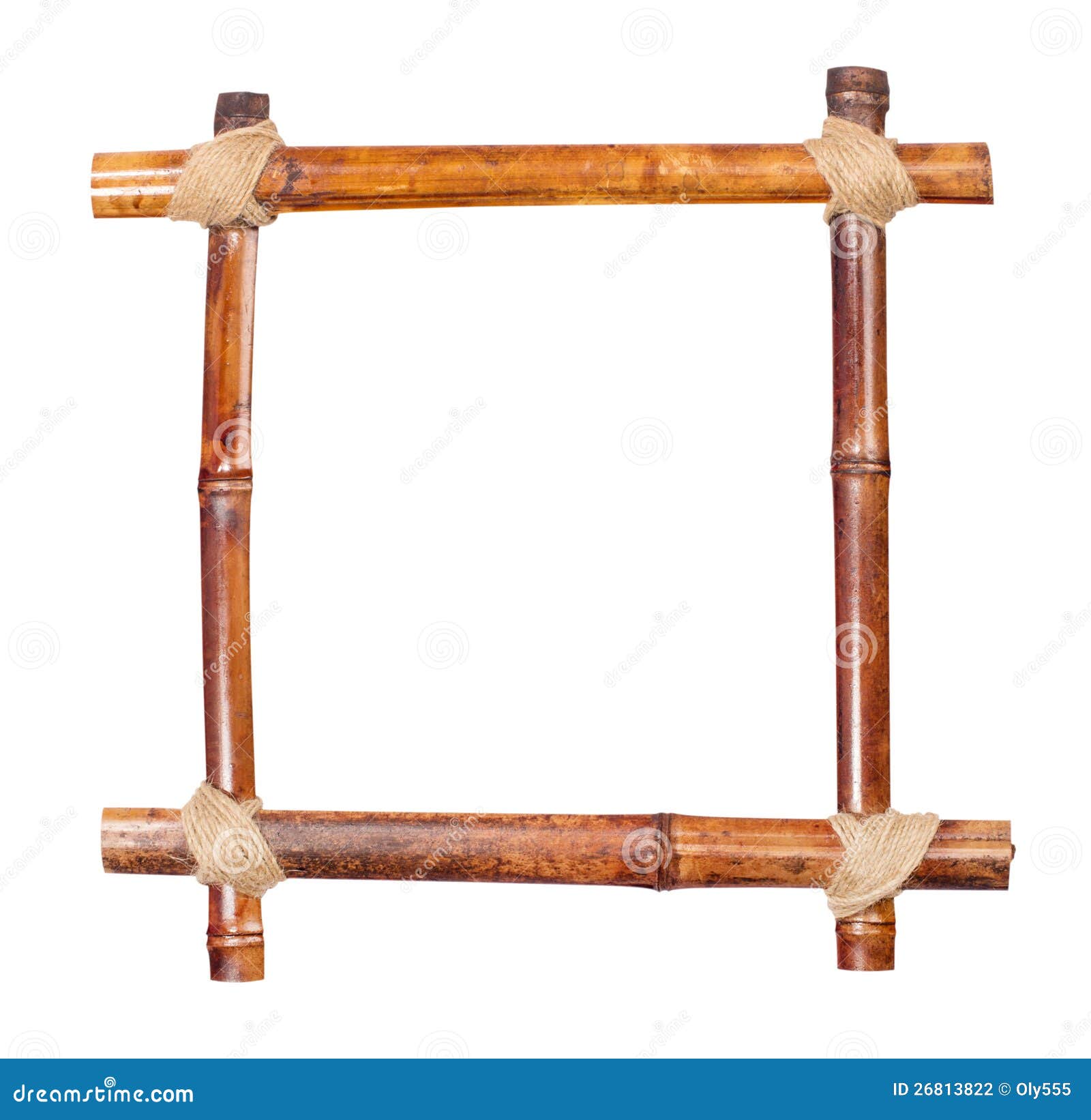 Bamboo frame stock photo. Image of empty, decoration - 26813822