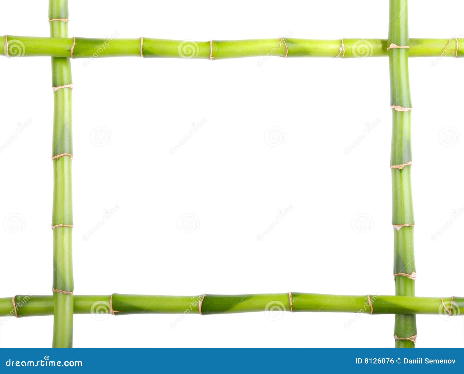 Bamboo Frame Weave Texture On White Background, Royalty-Free Stock ...