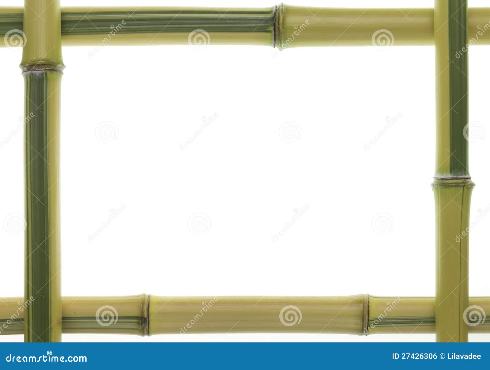 Bamboo Frame with Bamboo Steams Stock Photo - Image of japanese, space ...