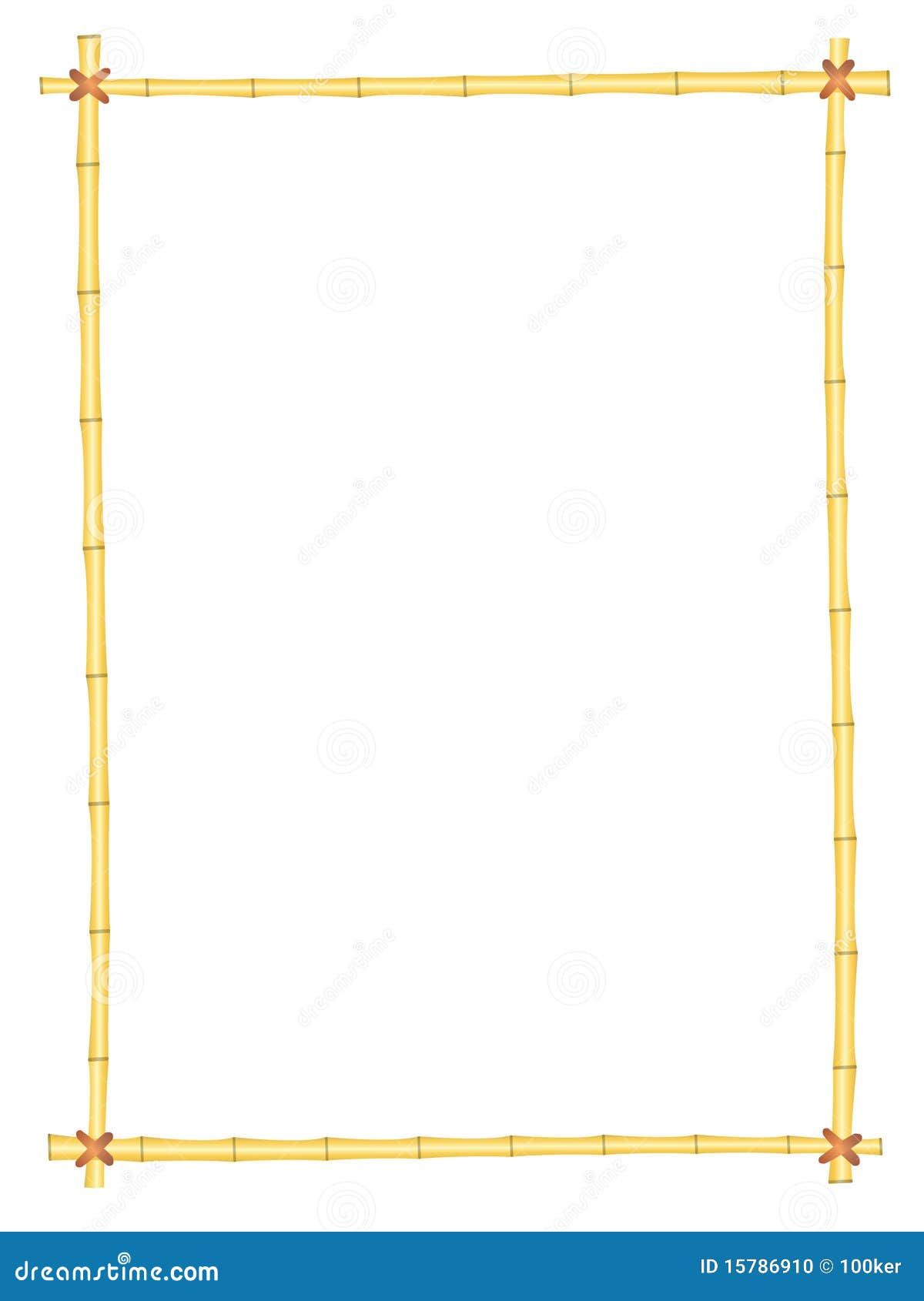 Bamboo frame pattern stock vector. Illustration of decoration - 15786910