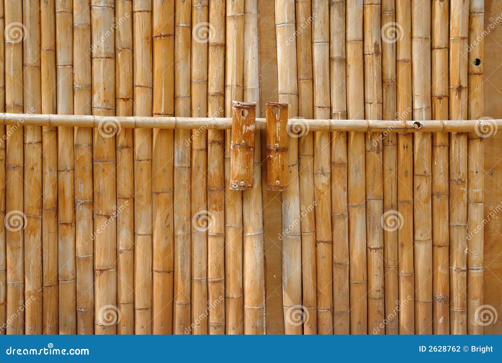 Bamboo gates stock photo. Image of gate, massive, natural - 2628762