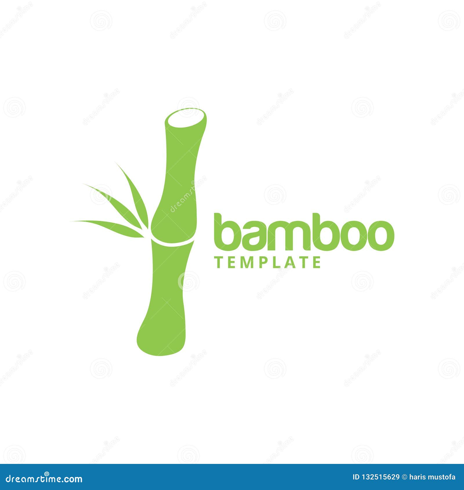 Bamboo Graphic Design Template Vector Illustration Isolated Stock ...